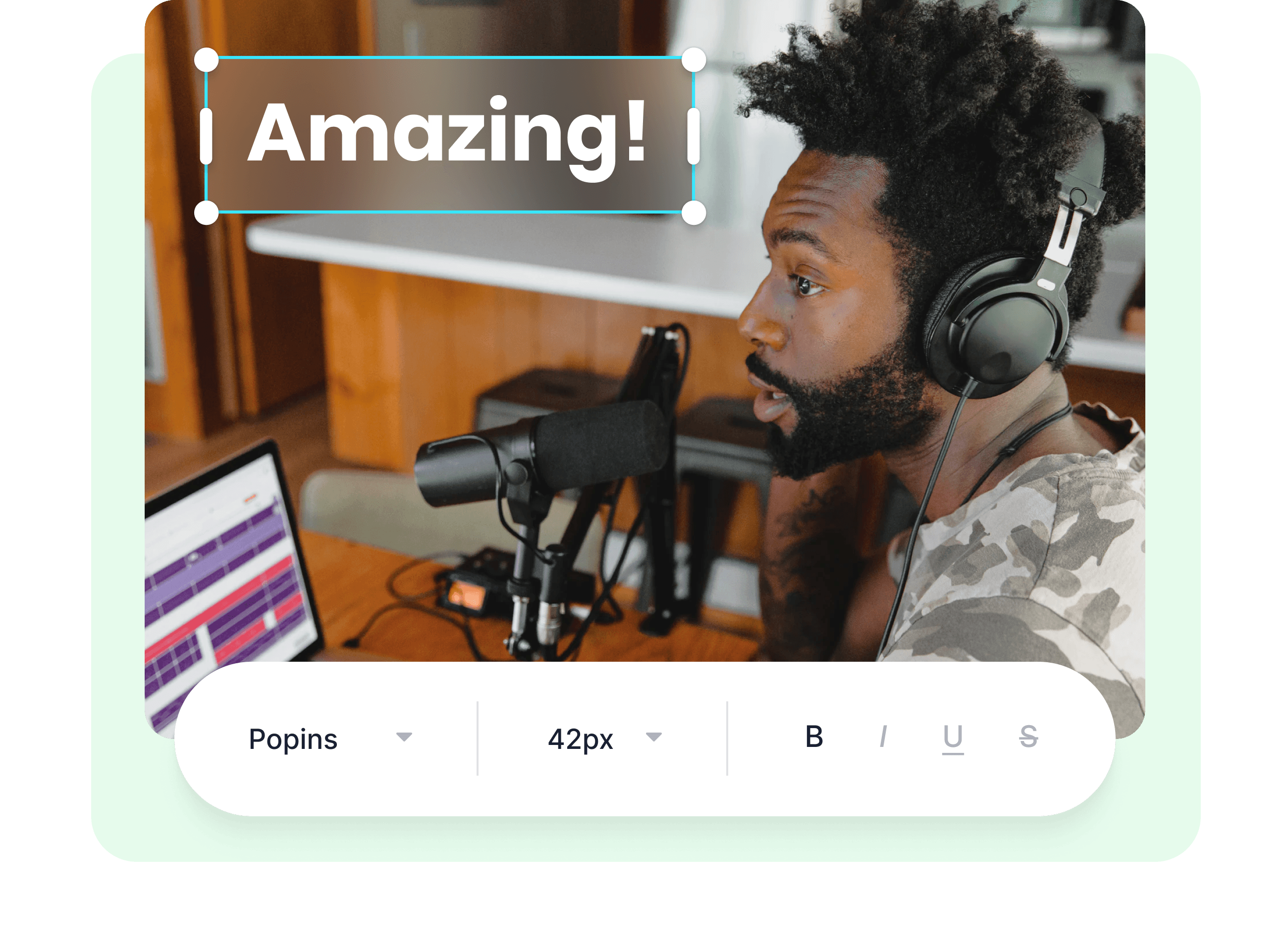 Add Text to Video Online - Edit, Upload Fonts, and More! - VEED.IO