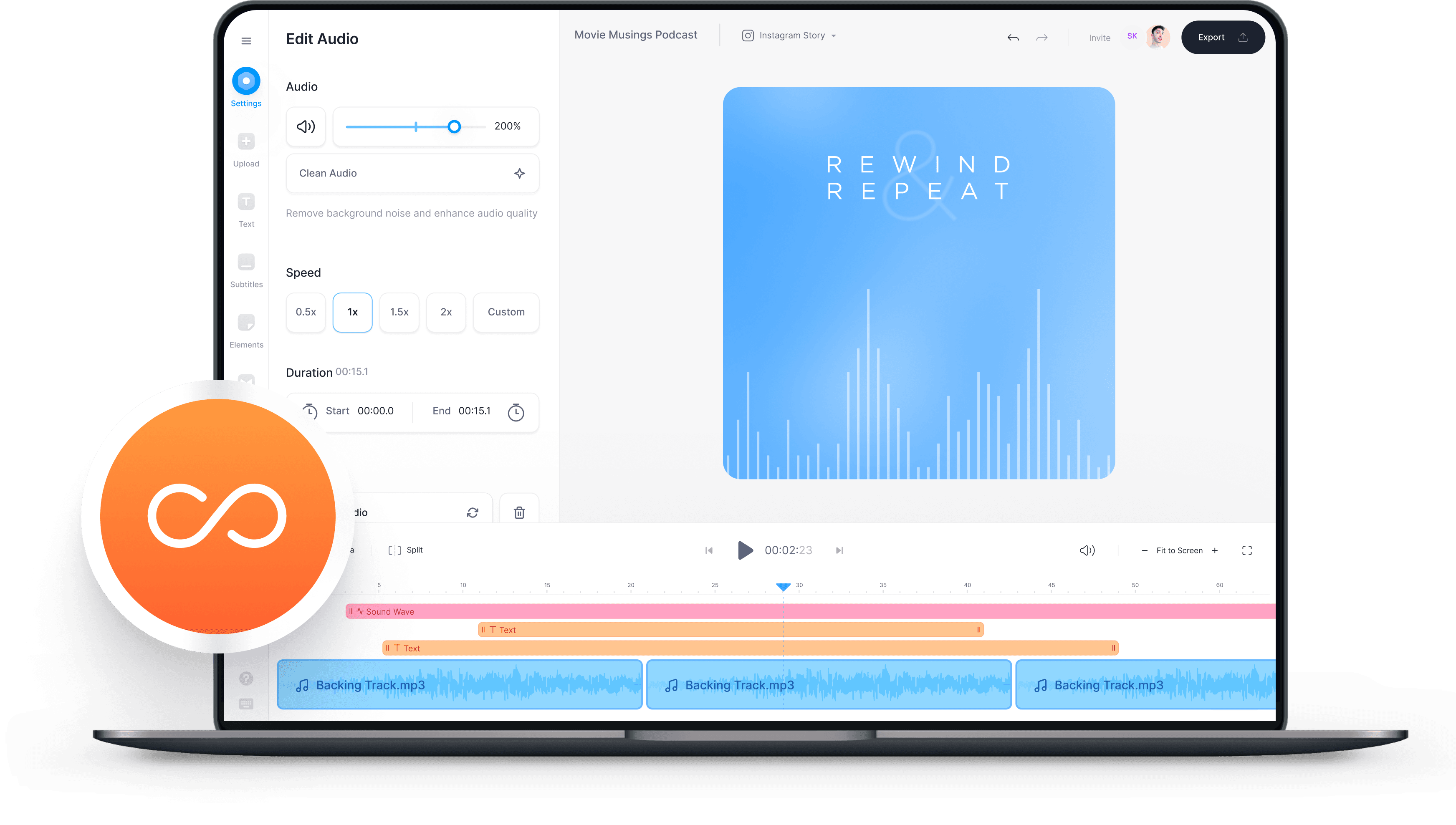 Online Audio Looper - VEED.IO