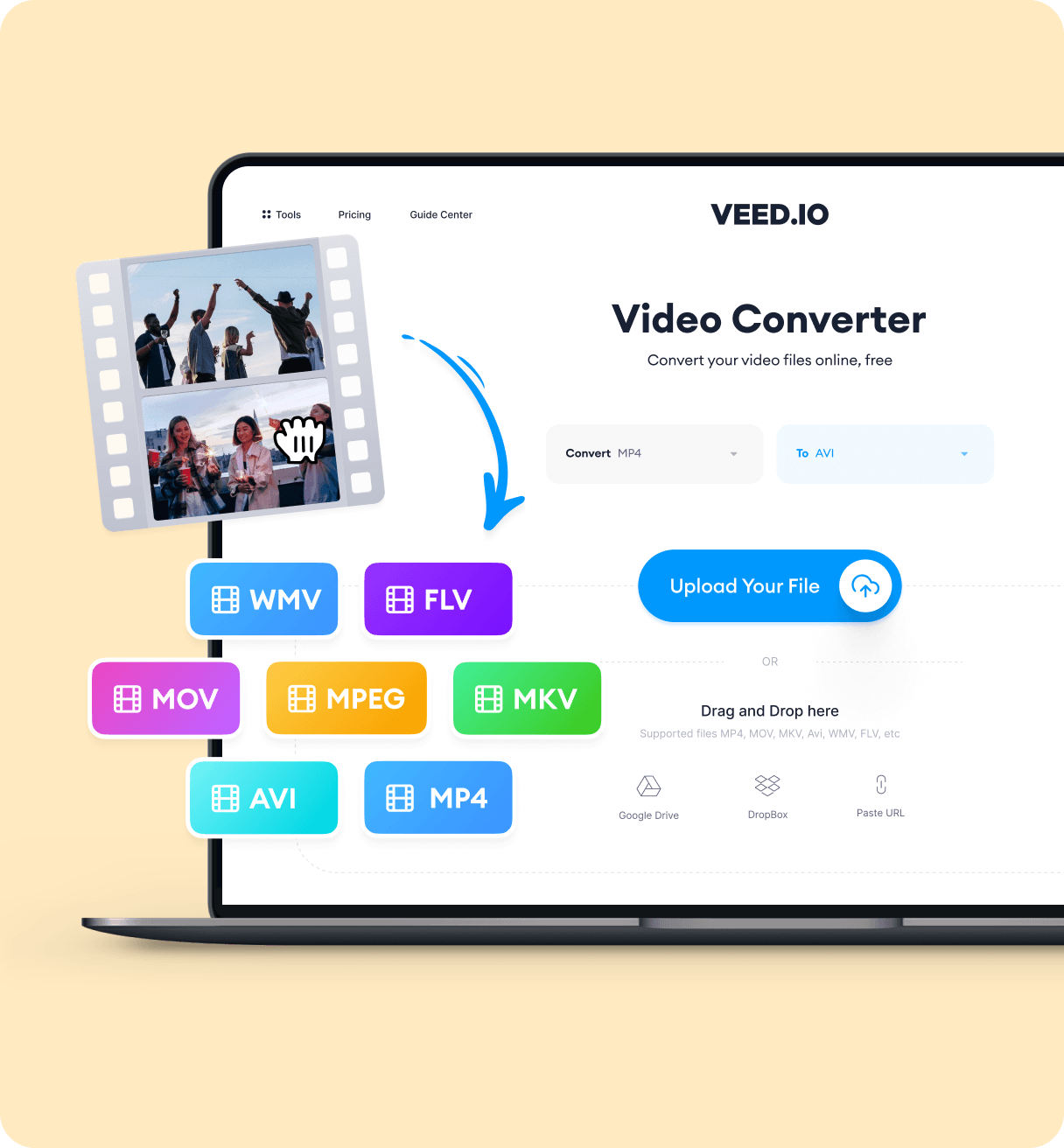Online MP4 Converter - Convert Twitter Video to GIF - VEED.io