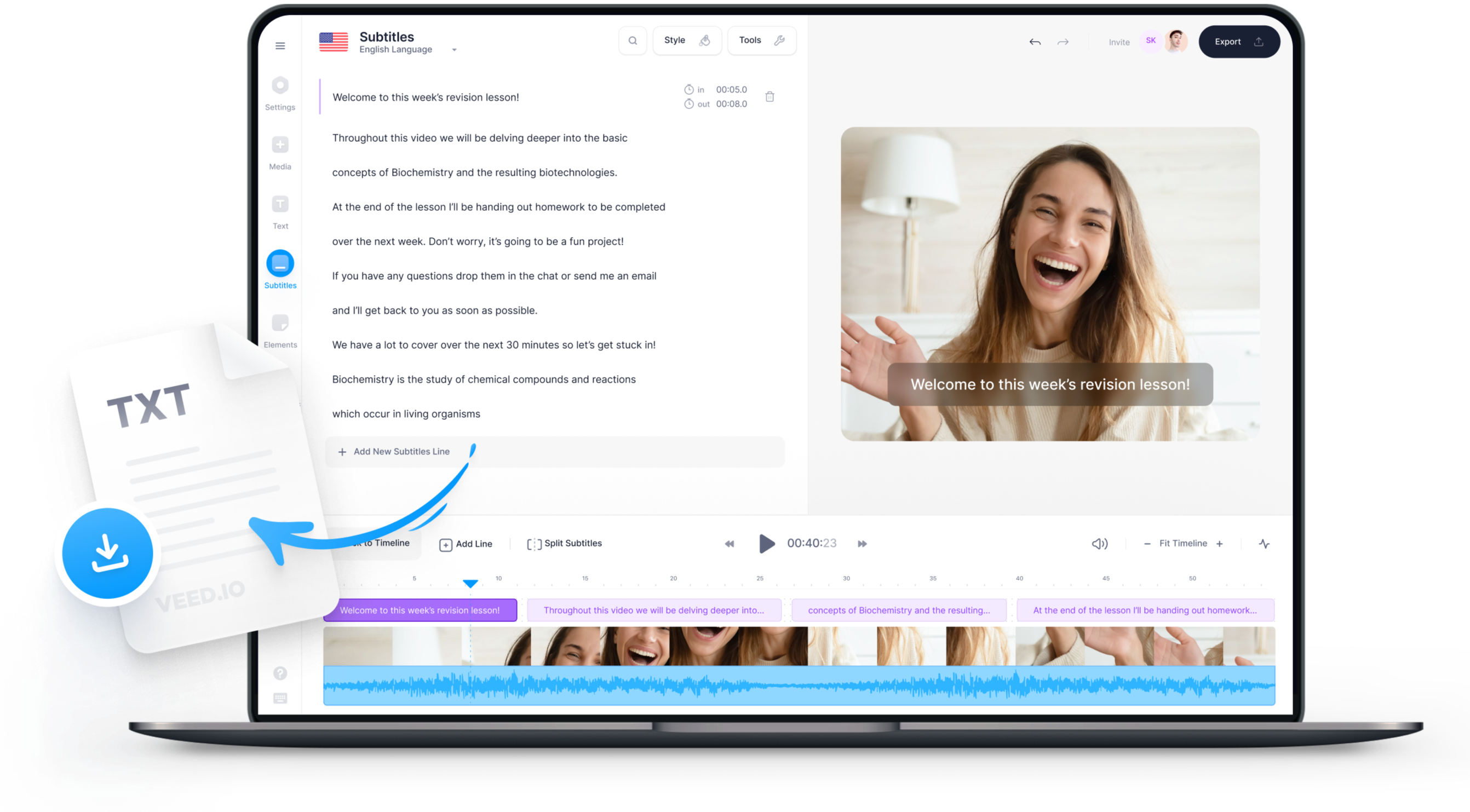 Online Voice Dictation Software - VEED