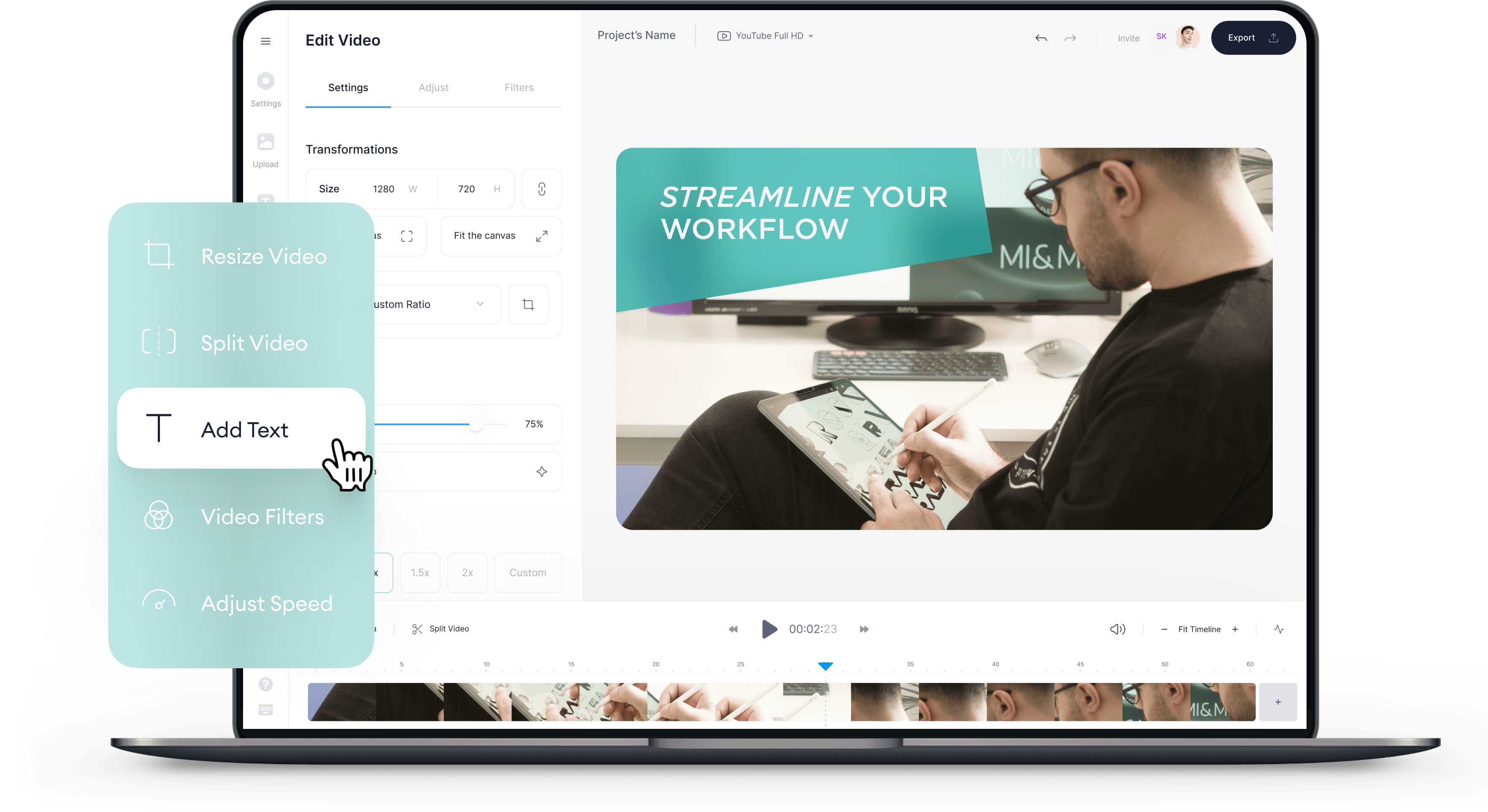 Kostenlose Erklärvideo-Software - einsteigerfreundlich - VEED.IO