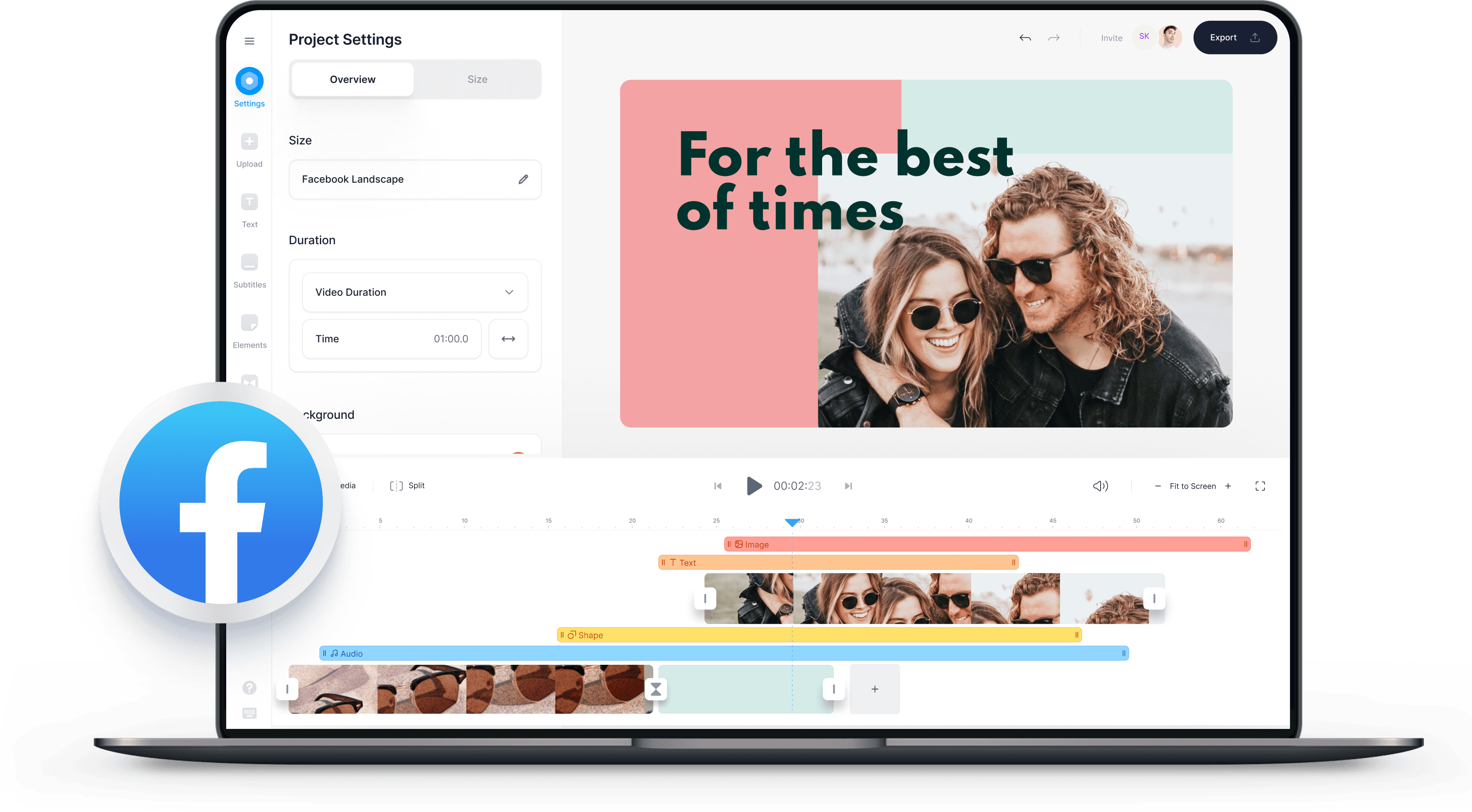 Creador de videos para Facebook online - No necesitas experiencia - VEED.IO