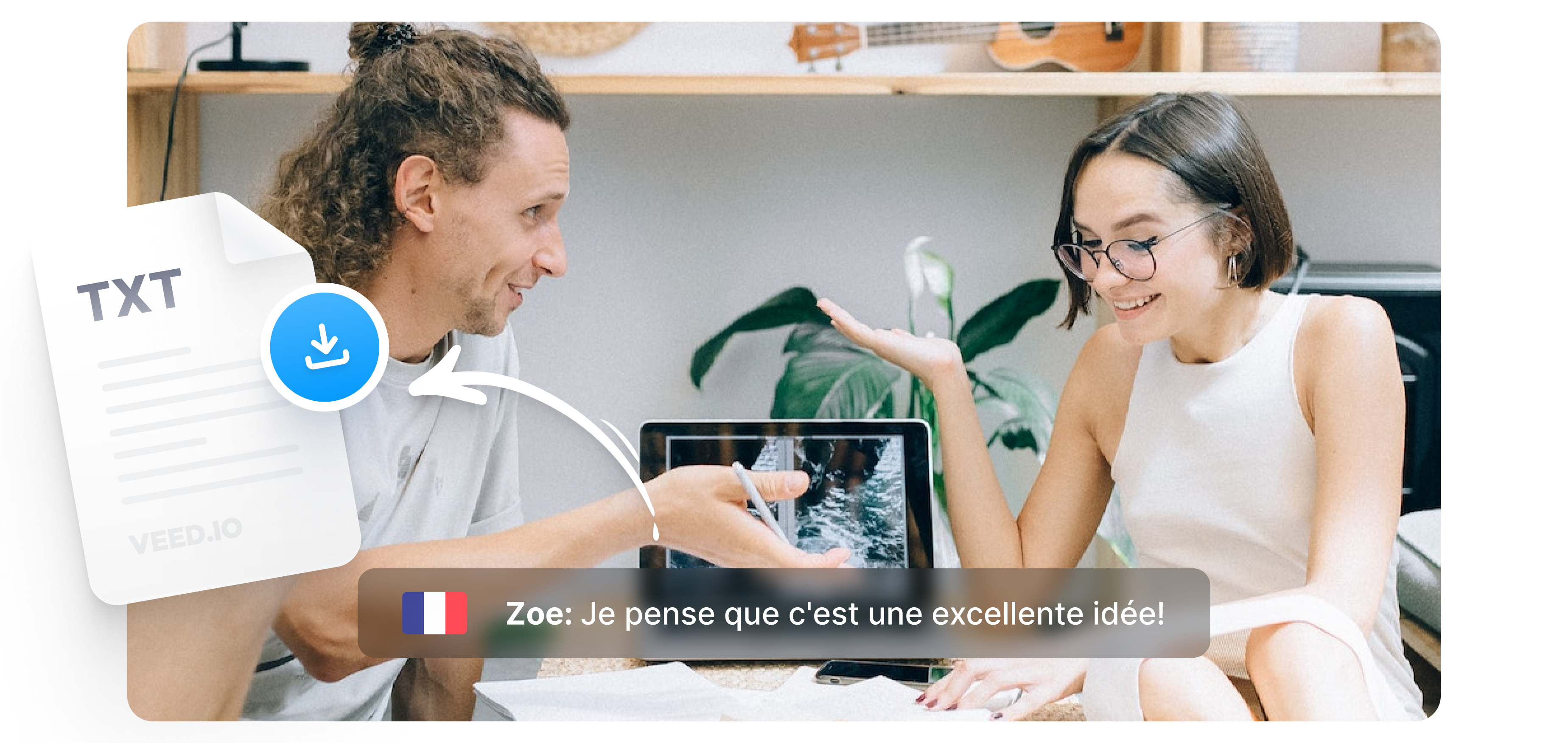 French Transcriptions - Transcribe Your Recordings - VEED