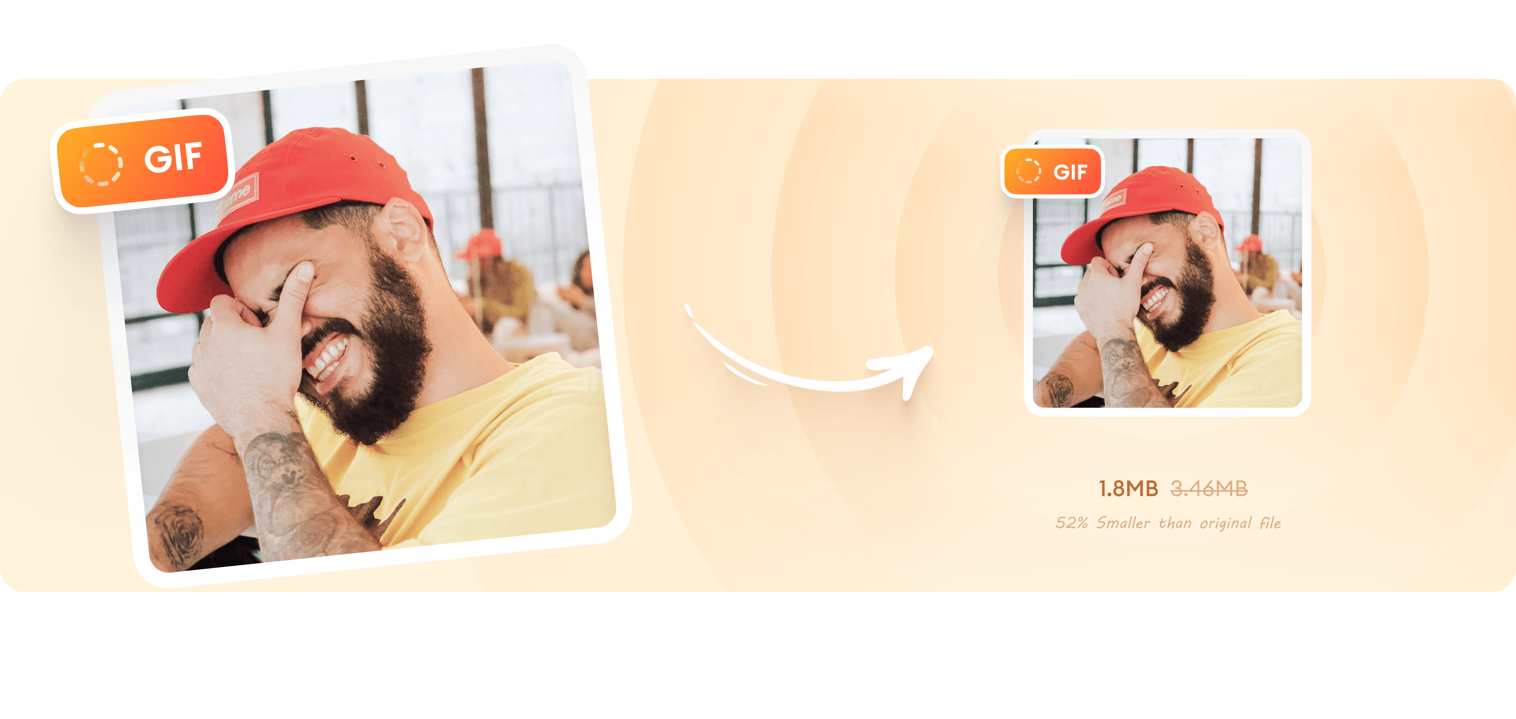 ضاغط GIF المجاني - ضغط صور GIF المتحركة أونلاين
