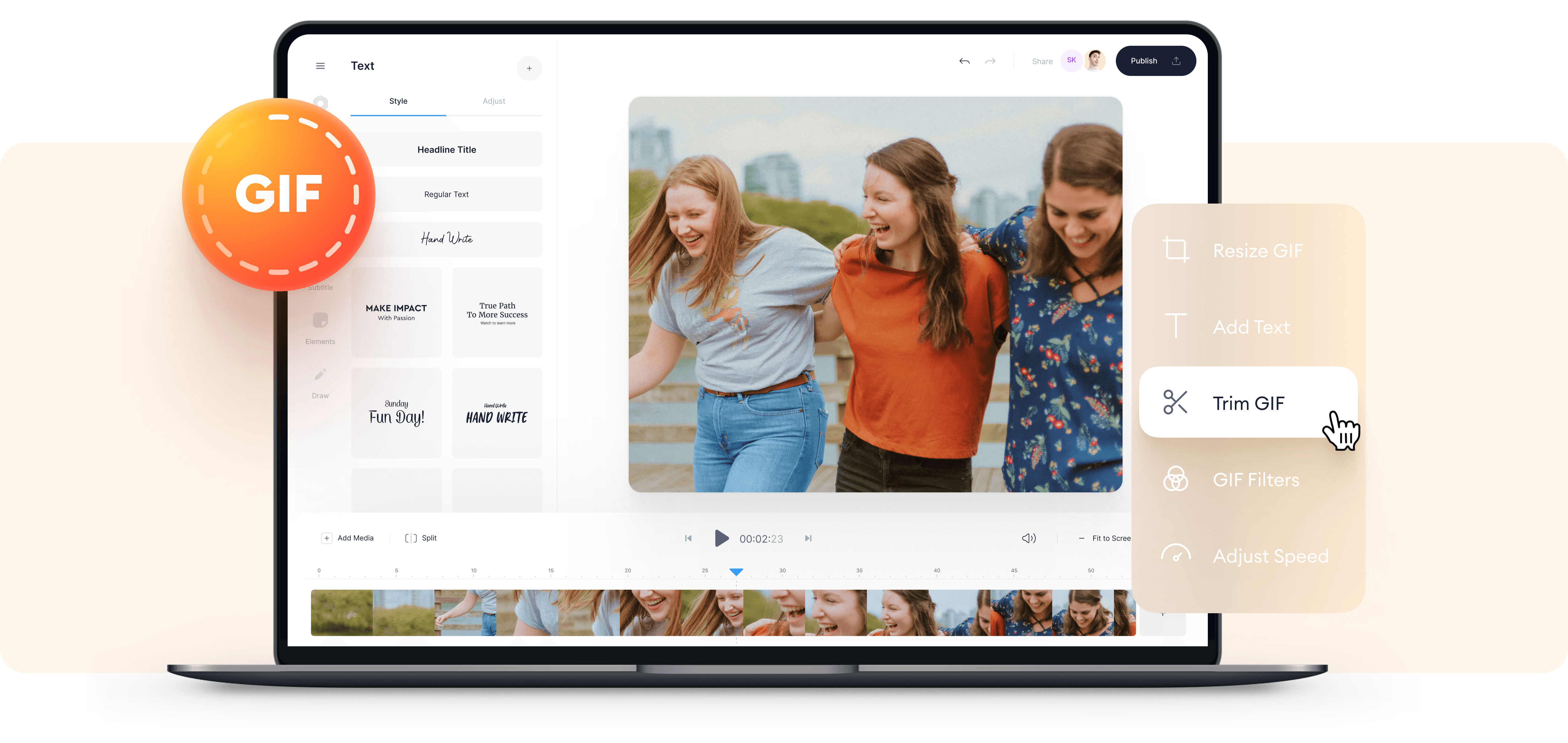 Online GIF Editor - Edit Animated GIFs & Images - VEED