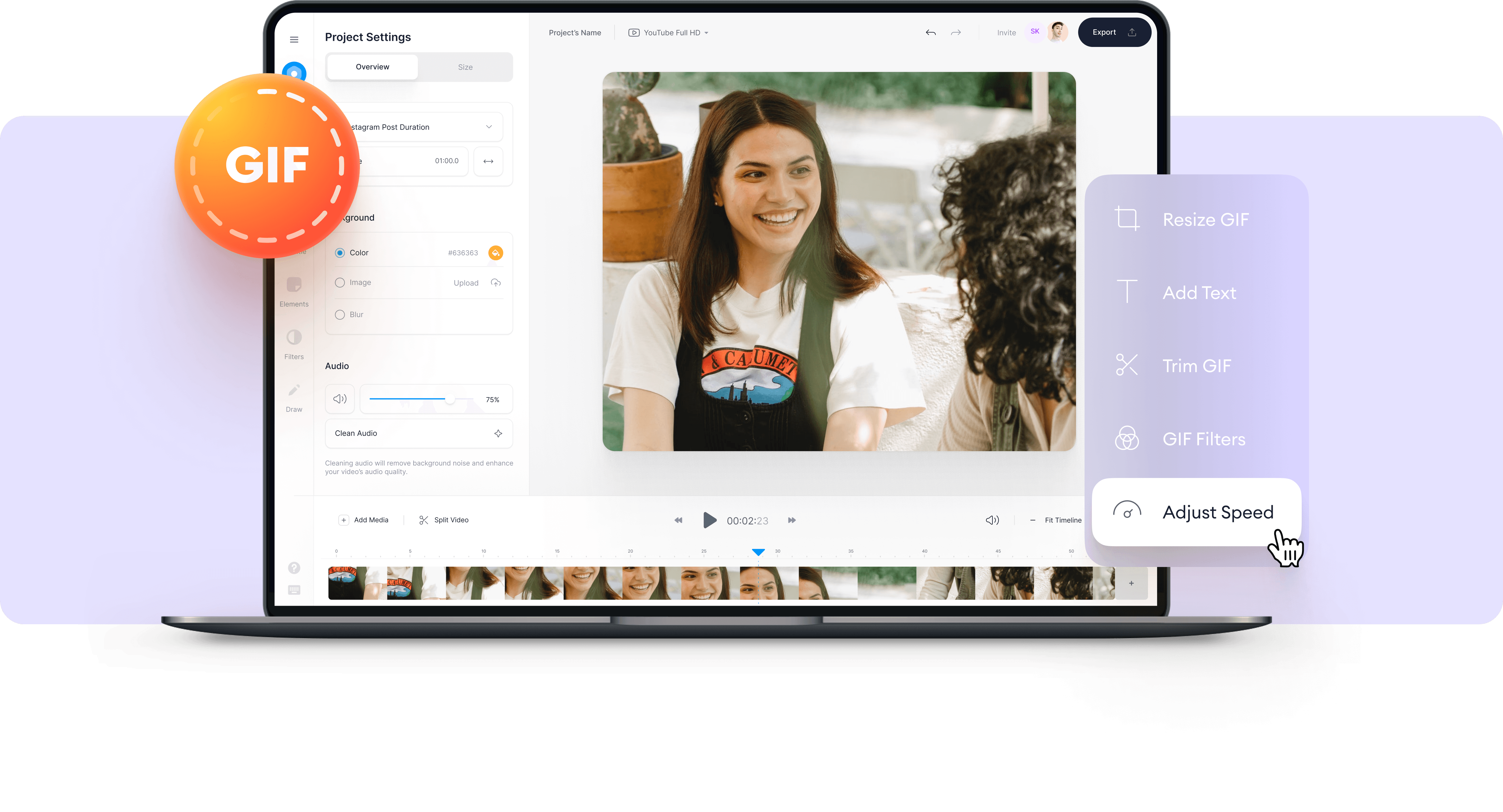 GIF Frame Rate Changer - Change GIF Frame Rate Online, Free - VEED.IO