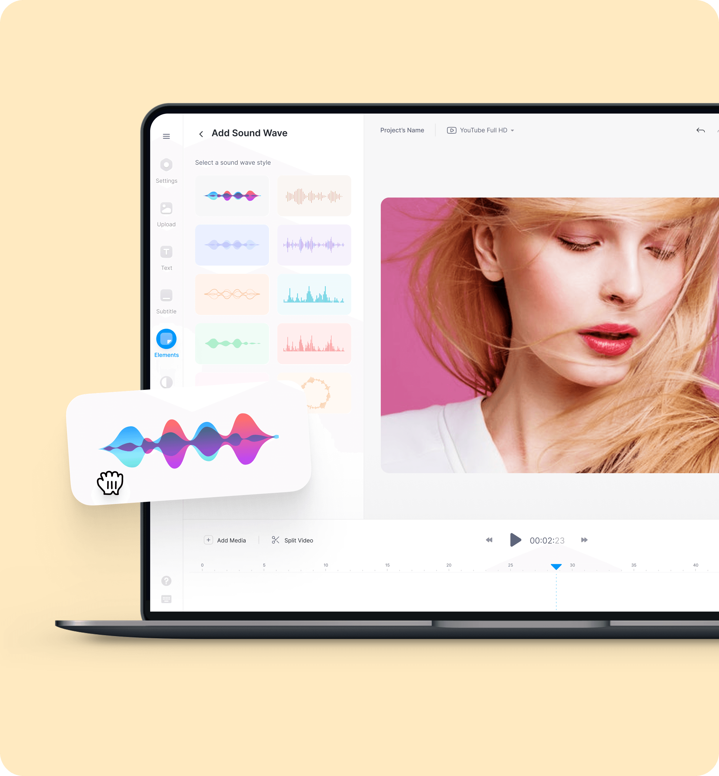 Podcast Visualizer - Add Sound Waves to Your Video Podcast