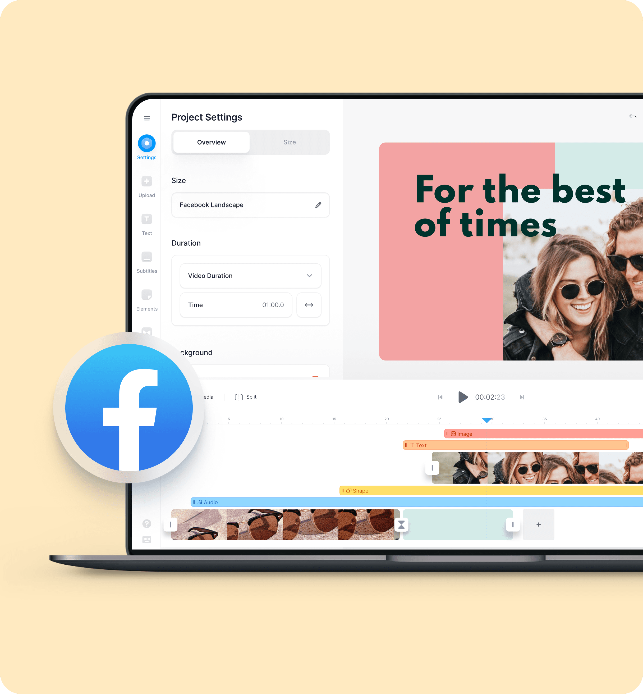 Facebook Story Creator - Create Videos for Facebook Stories - VEED.IO