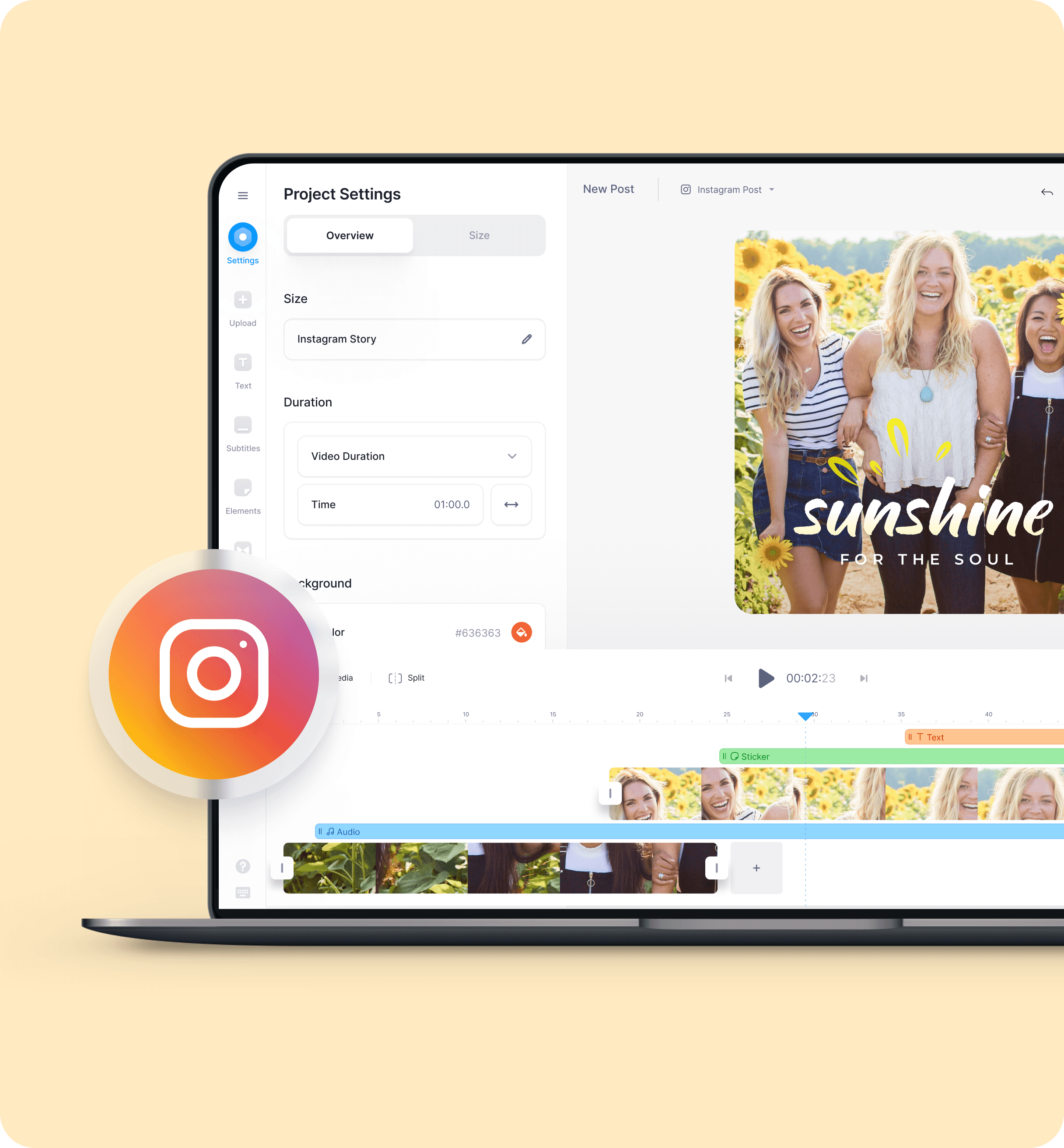 Create Instagram Ads Free - Instagram Ad Maker - VEED.IO
