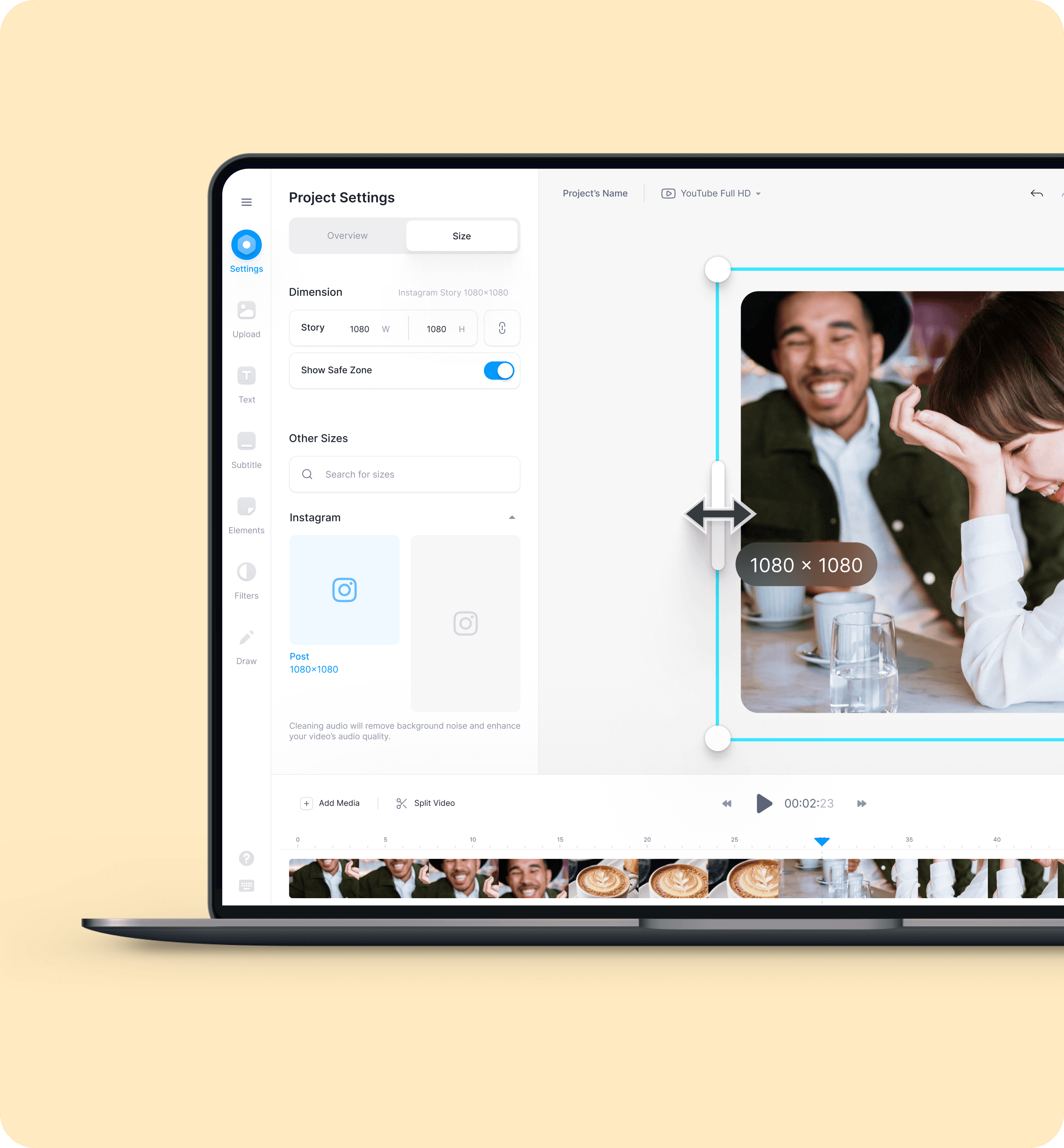 Resize WebM Files - Resize Aspect Ratio, Online, Free - VEED.IO