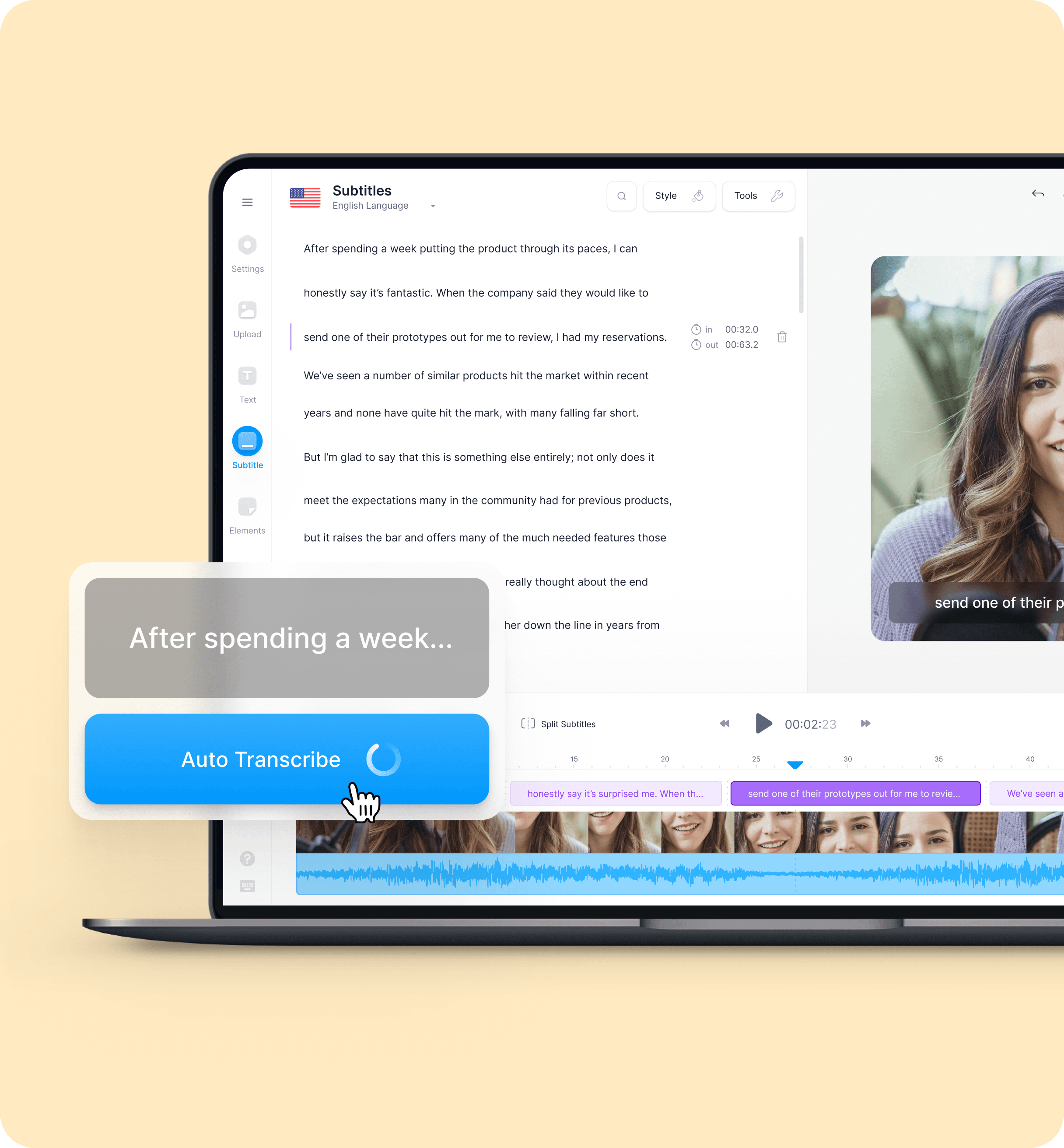 Video Caption Generator - Add Captions Automatically - VEED.IO