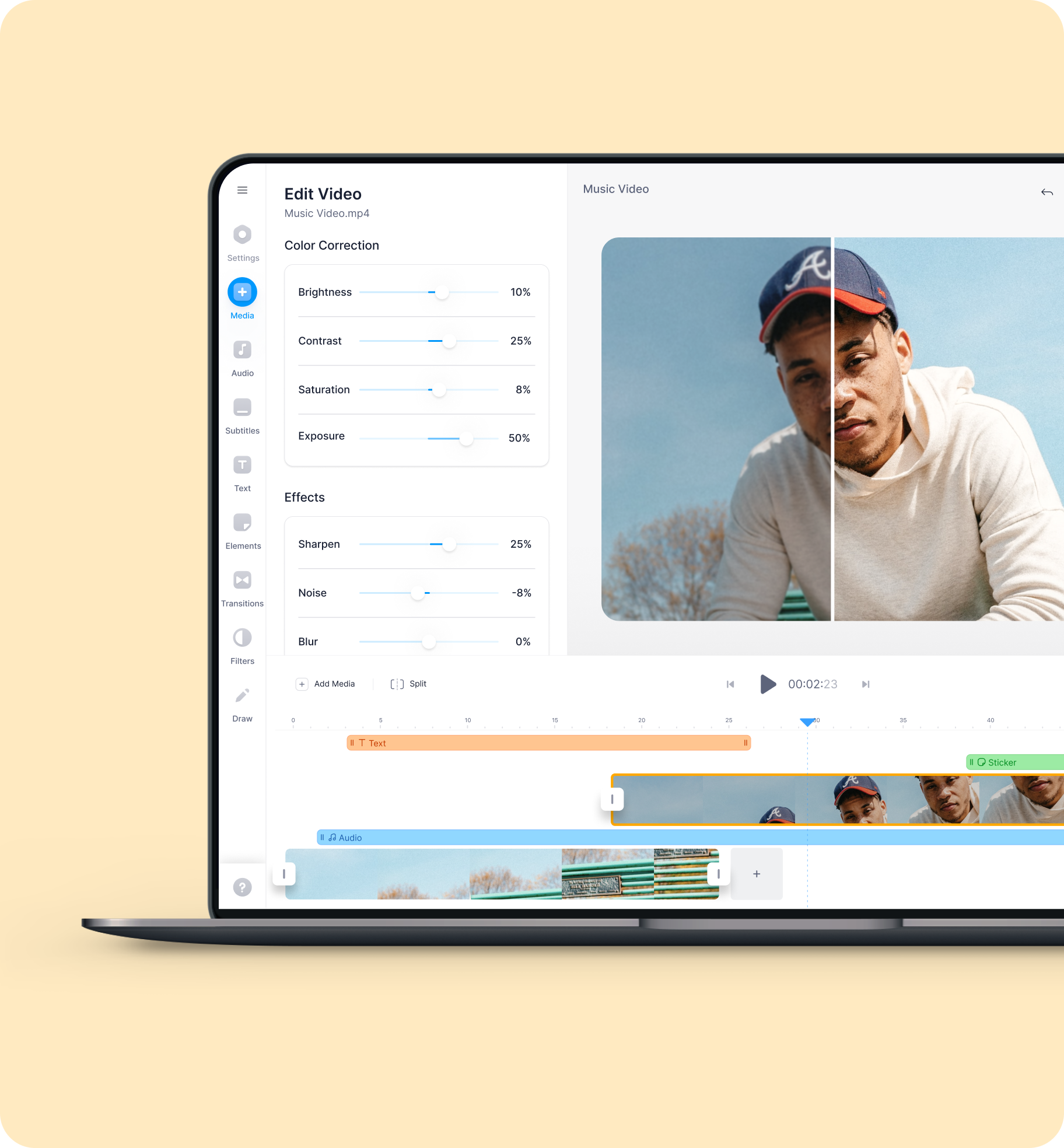 Online Video Clearer - Adjust brightness, contrast, and other settings ...