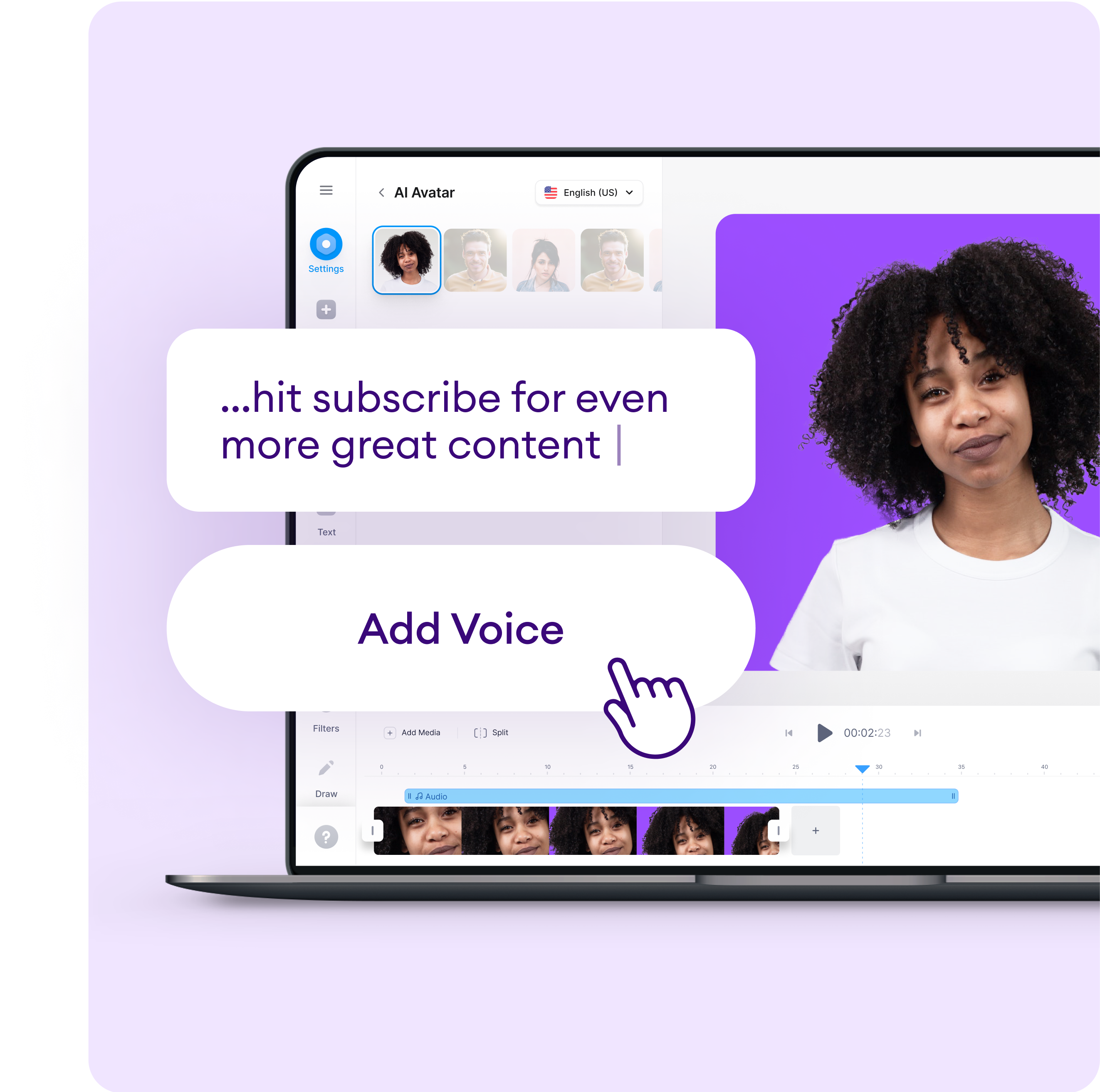 Talking Head Video Creator - Text-to-Speech Avatars - VEED.IO