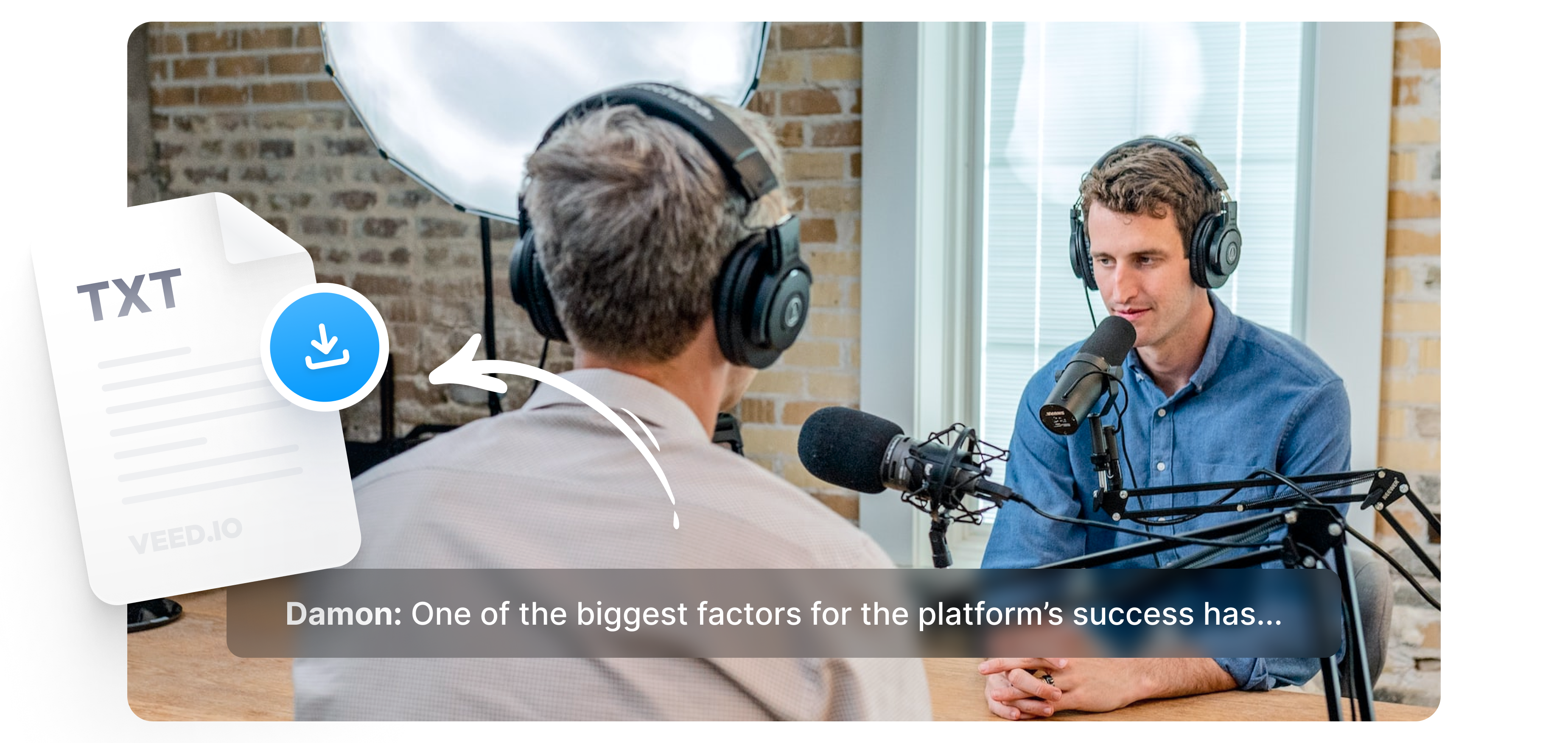 Interview Transcription Software - VEED