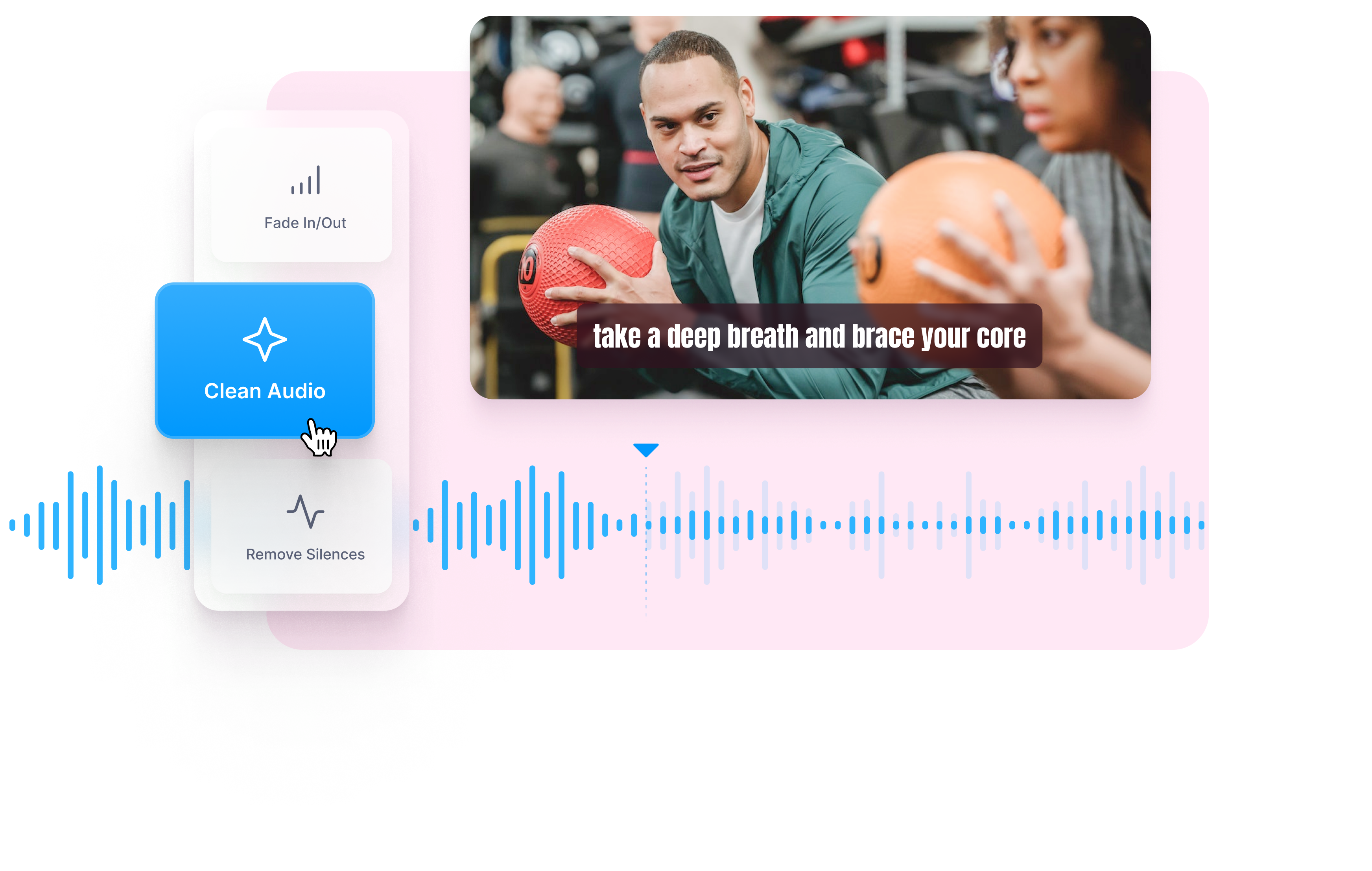 利用 VEED.IO 線上移除影片背景雜音