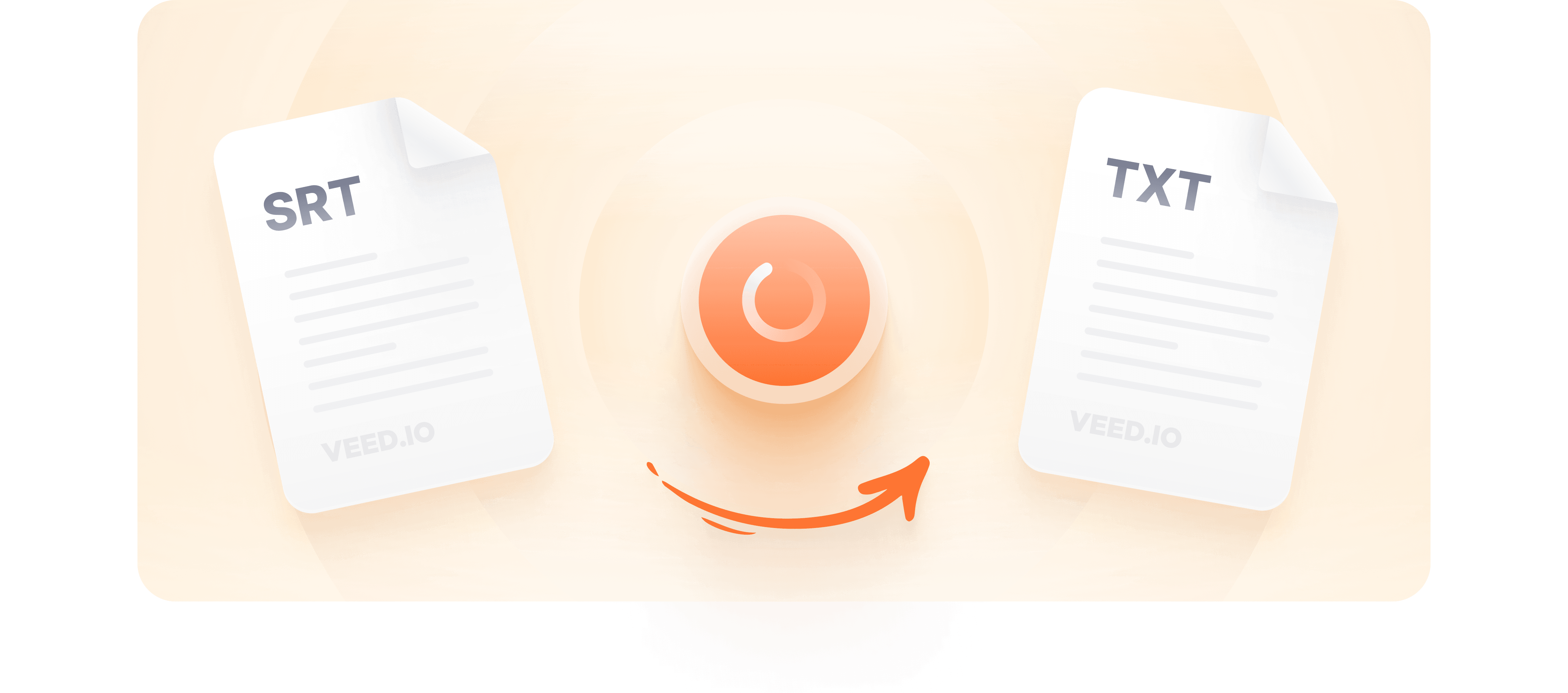 SRT para TXT - Converter arquivos SRT para TXT Online -VEED.IO