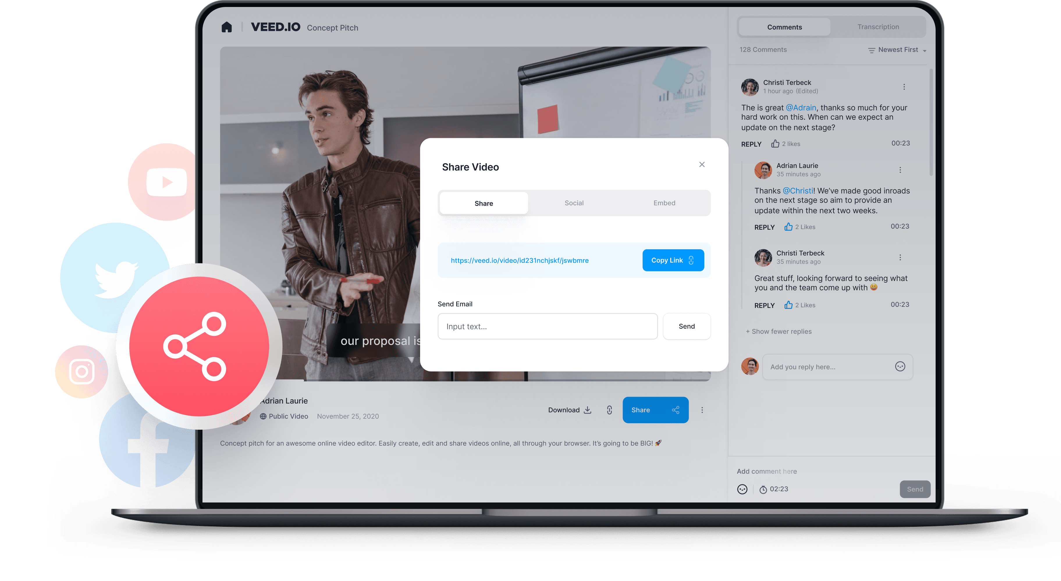 Share Video - Upload Your Video - VEED.IO