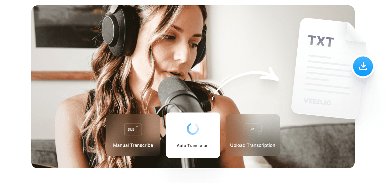 Spanish Transcription - Transcribe Spanish Online - VEED.IO
