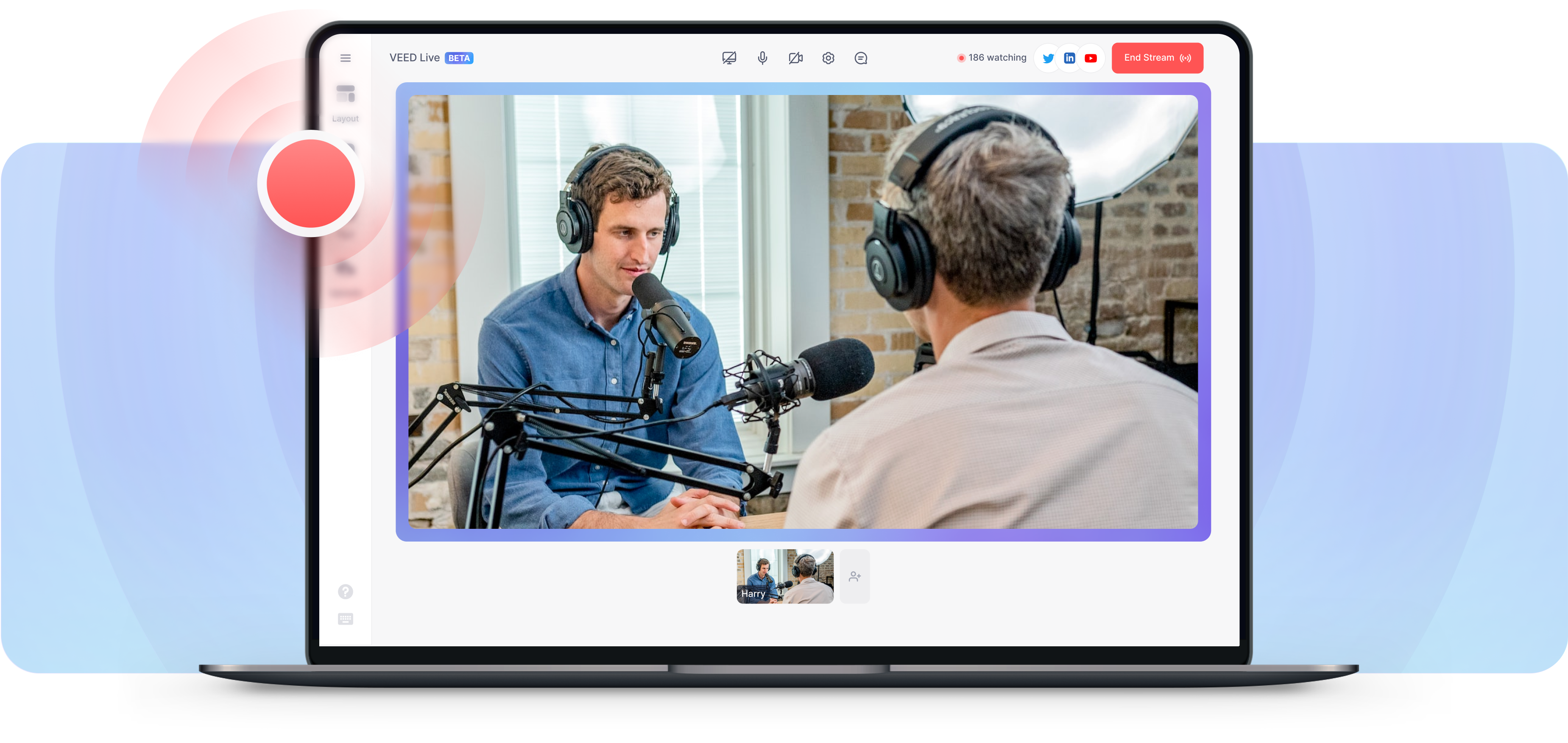 Live Stream Pre Recorded Video - VEED Live Stream Pre Recorded Video - VEED