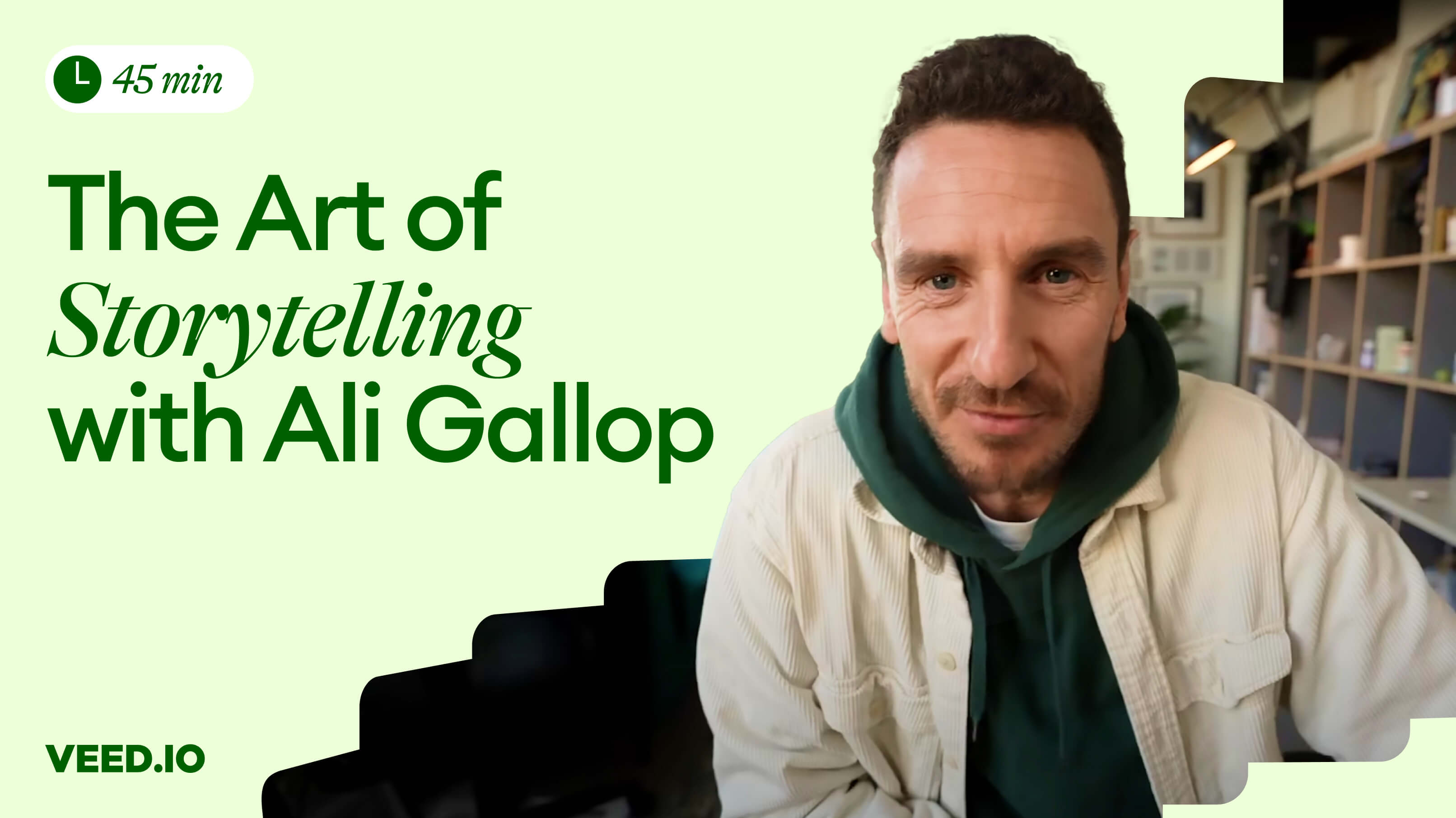 Webinar: The Art of Storytelling with Ali Gallop | VEED