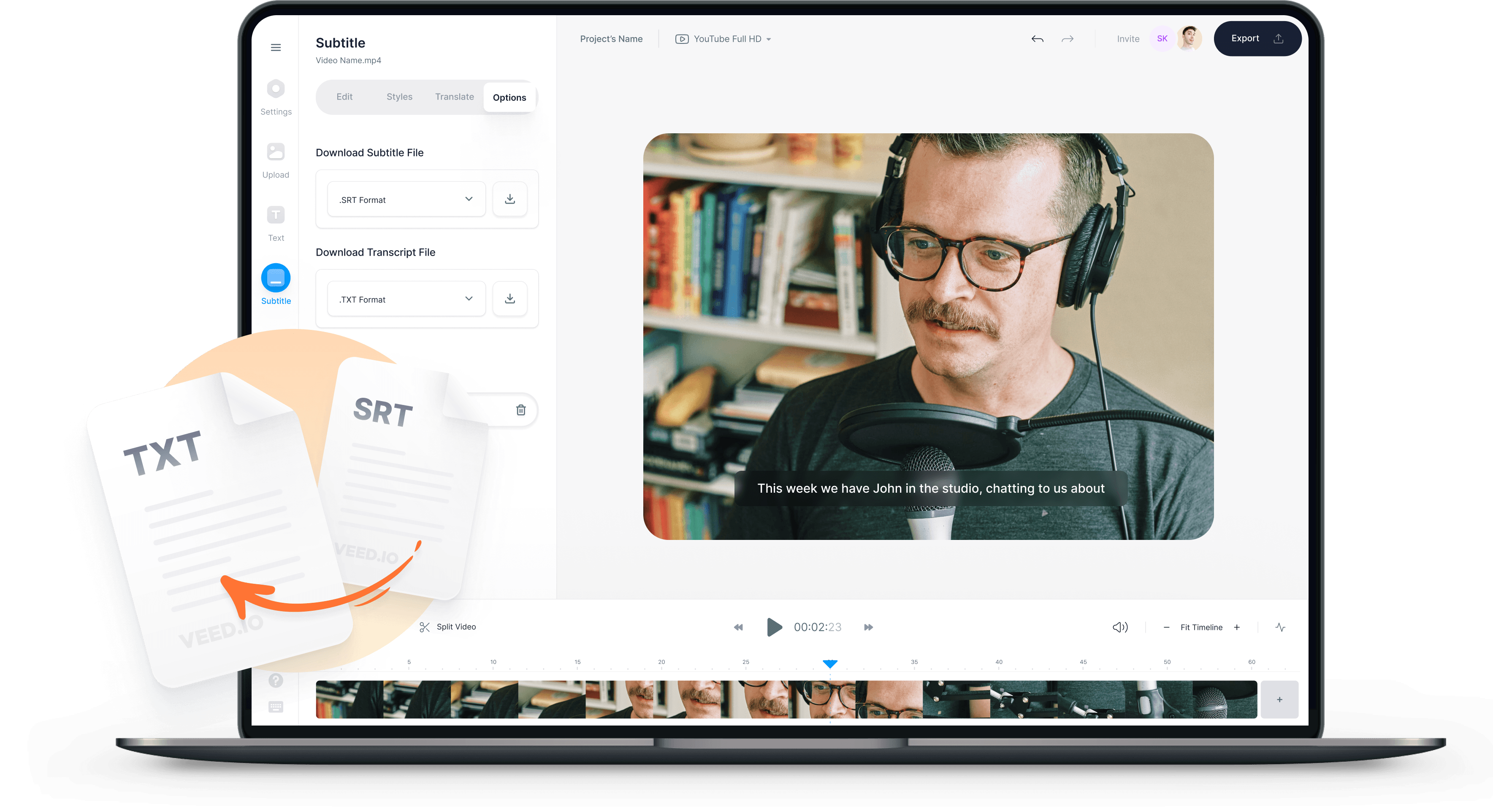 Subtitle Converter - Convert Subtitles to Multiple Formats - VEED.IO