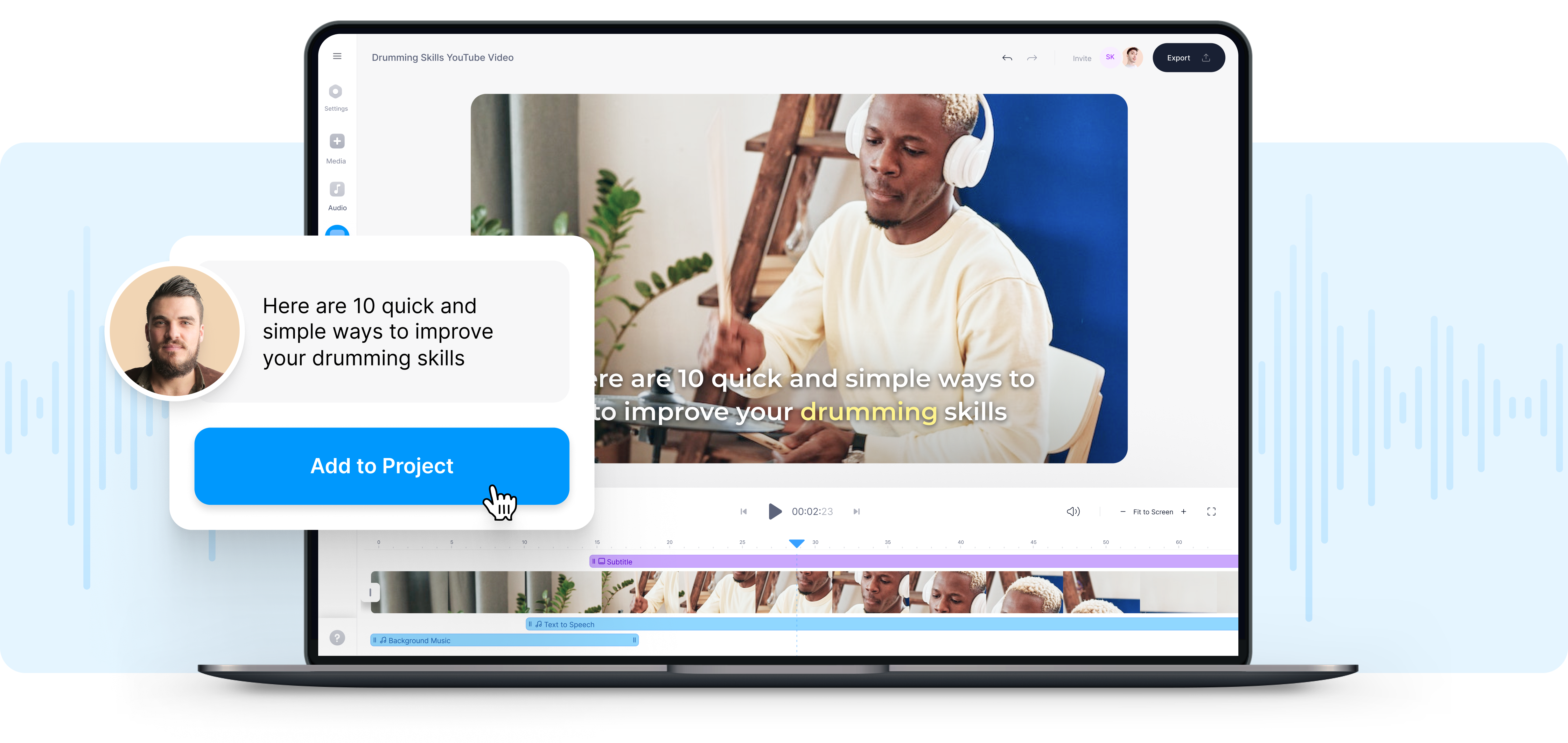 Online Text to Talk - Text to Talk Generator - VEED.IO