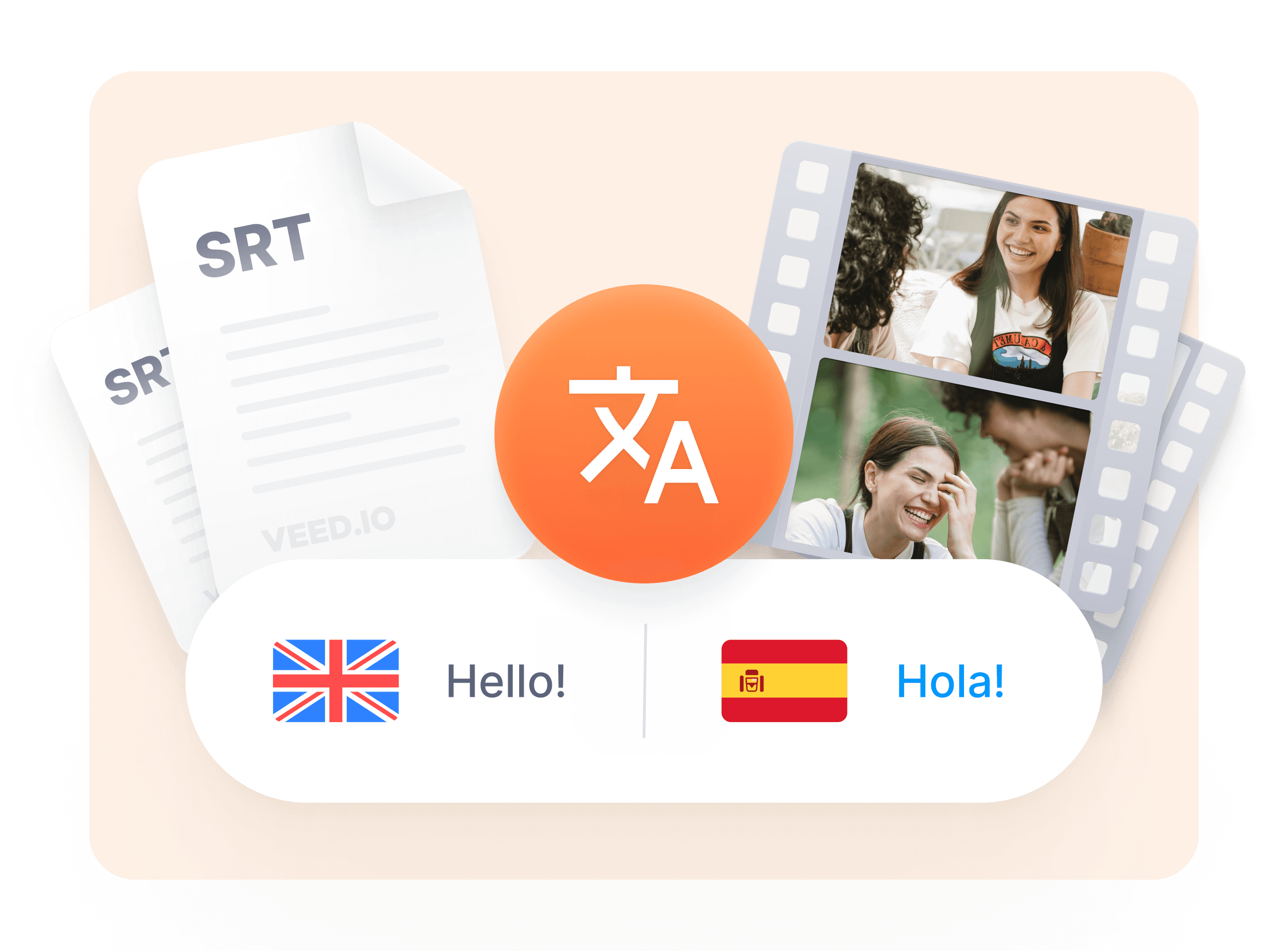 Traduza e edite Legendas Online - 100+ Idiomas - VEED.IO