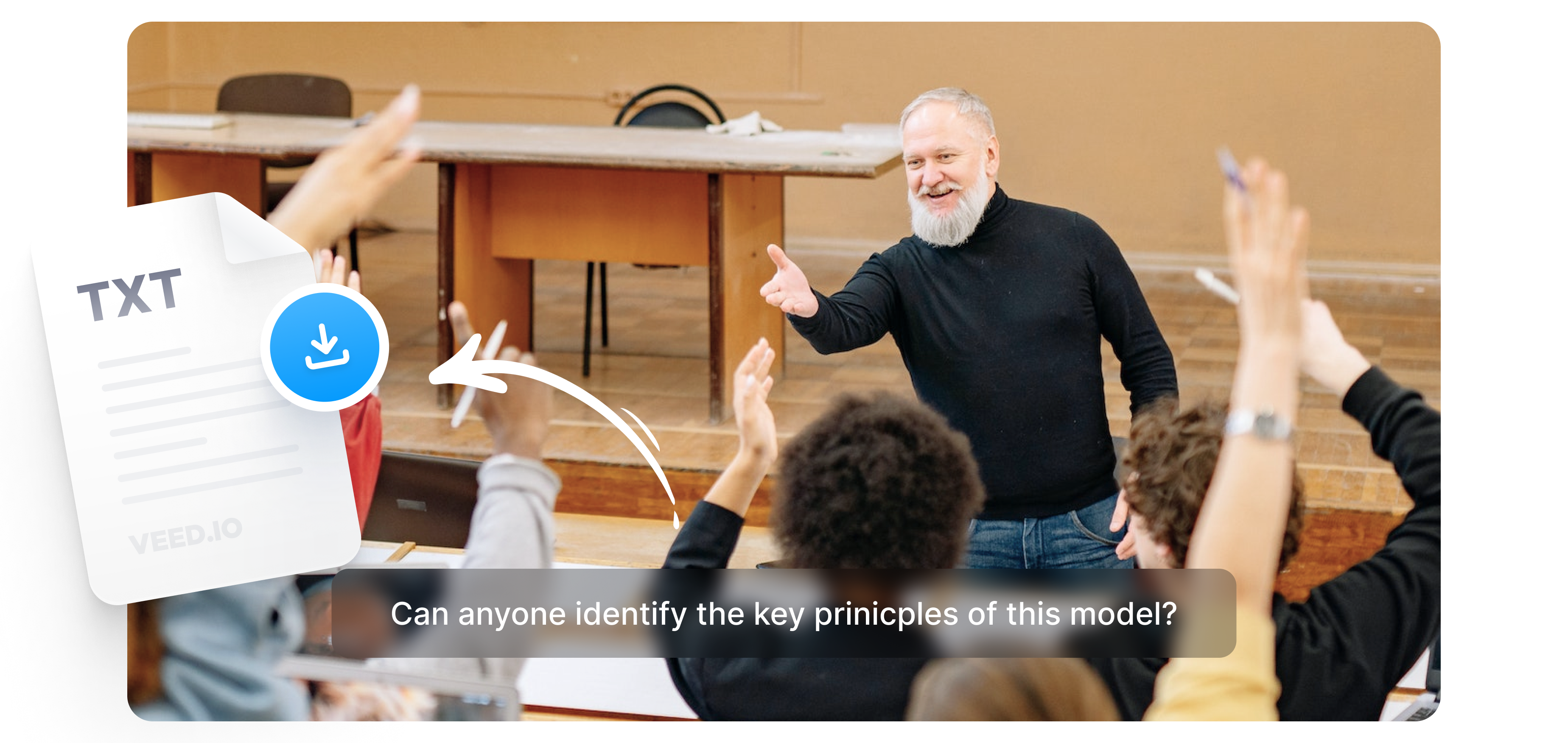 Transcribe Lectures to Text Online - VEED