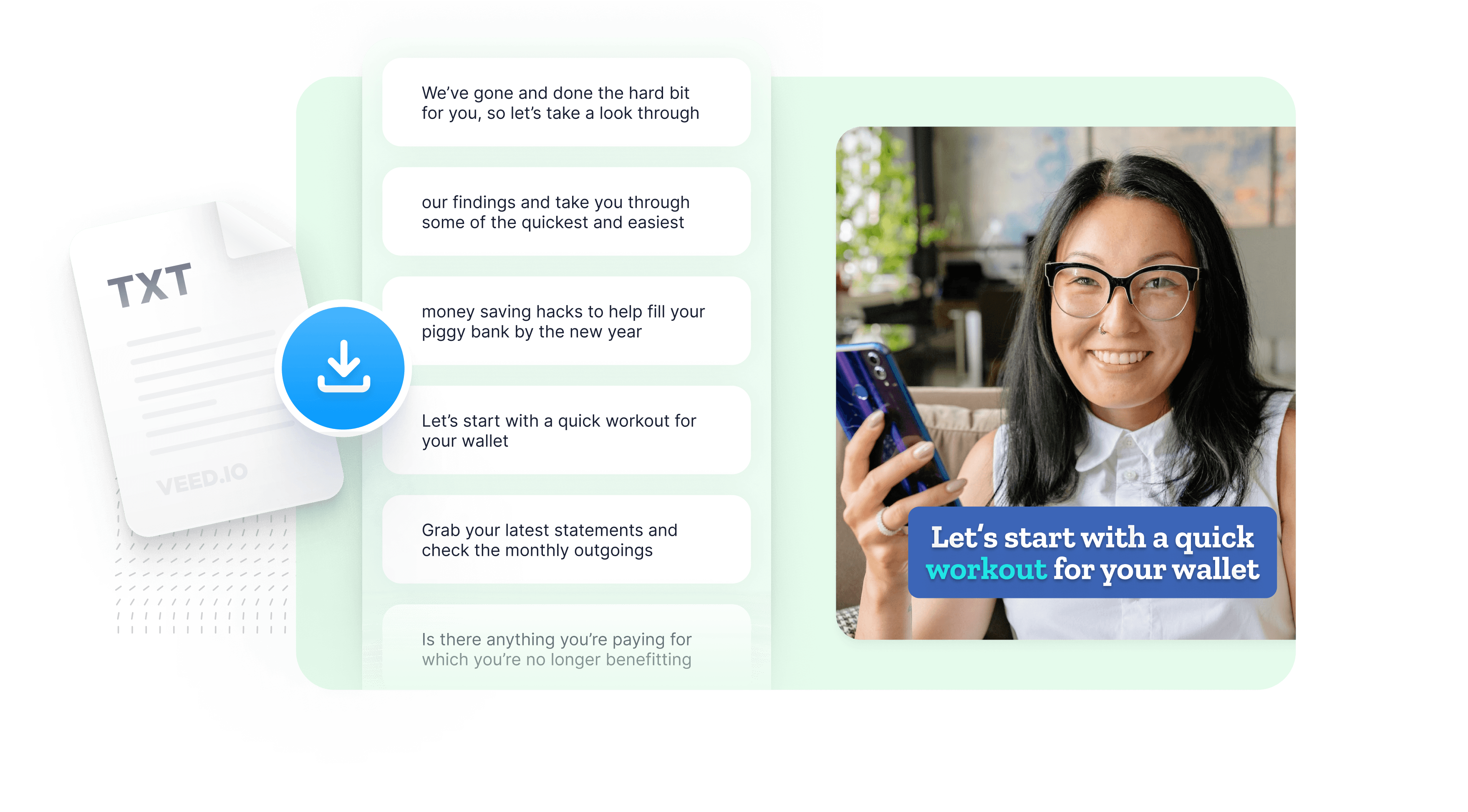 Convert Video to Text - Online - VEED.IO