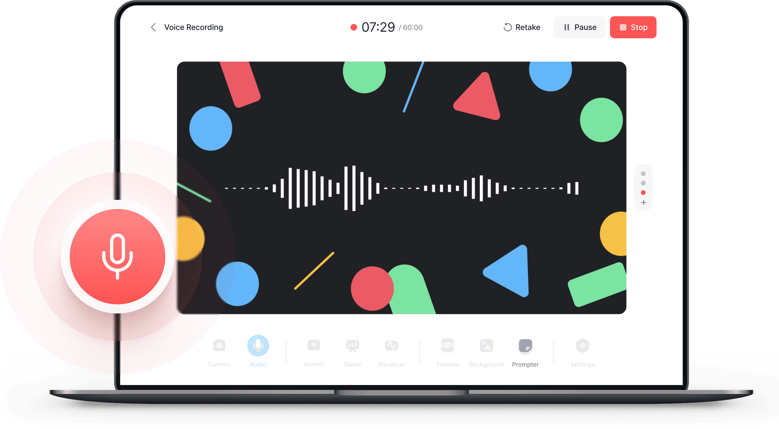 Enregistreur vocal en ligne - Utilisez votre micro - VEED.IO