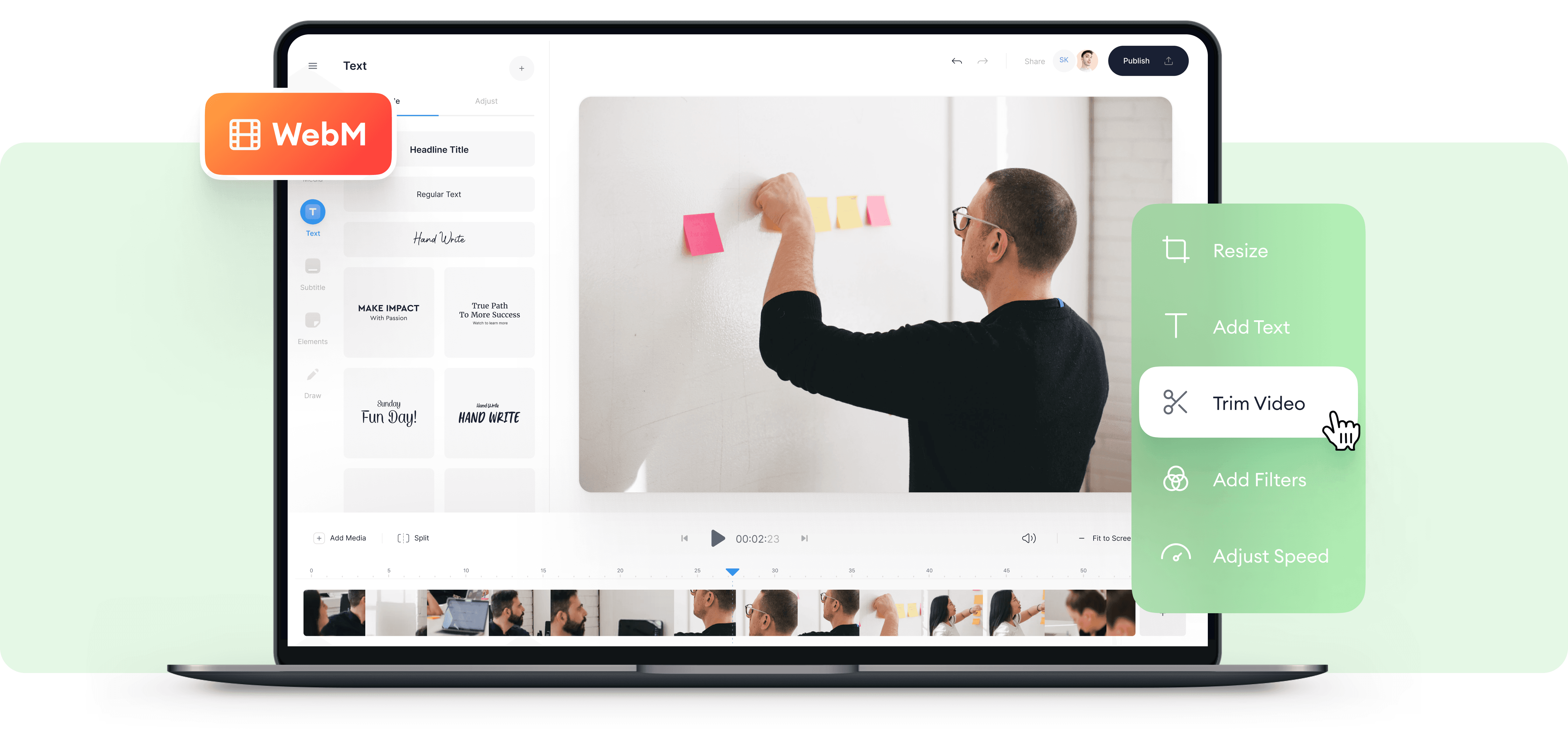 #1 Online WEBM Editor & Converter - Easy to Use - VEED