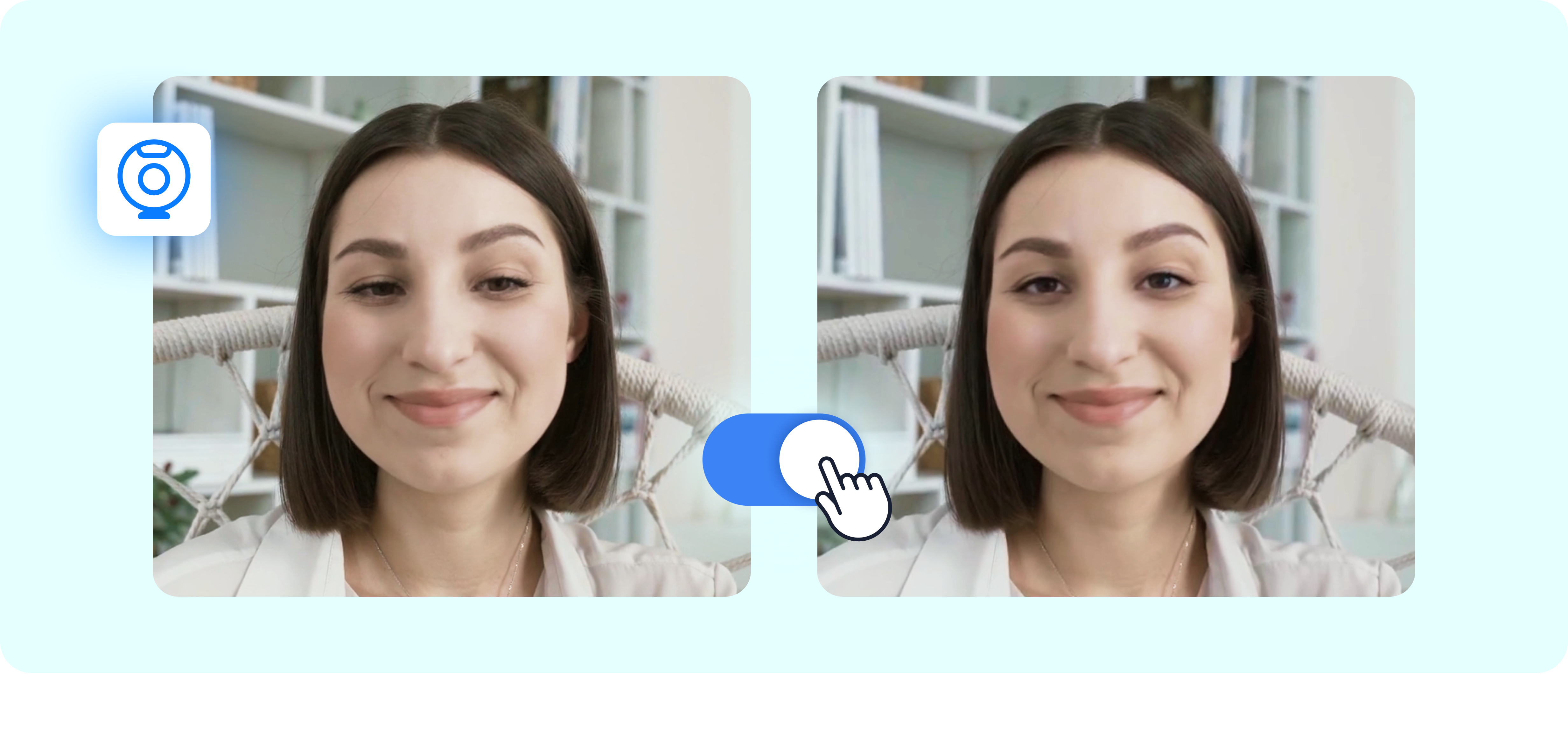Webcam Eye Tracker - Eye Contact Correction for Videos - VEED.IO