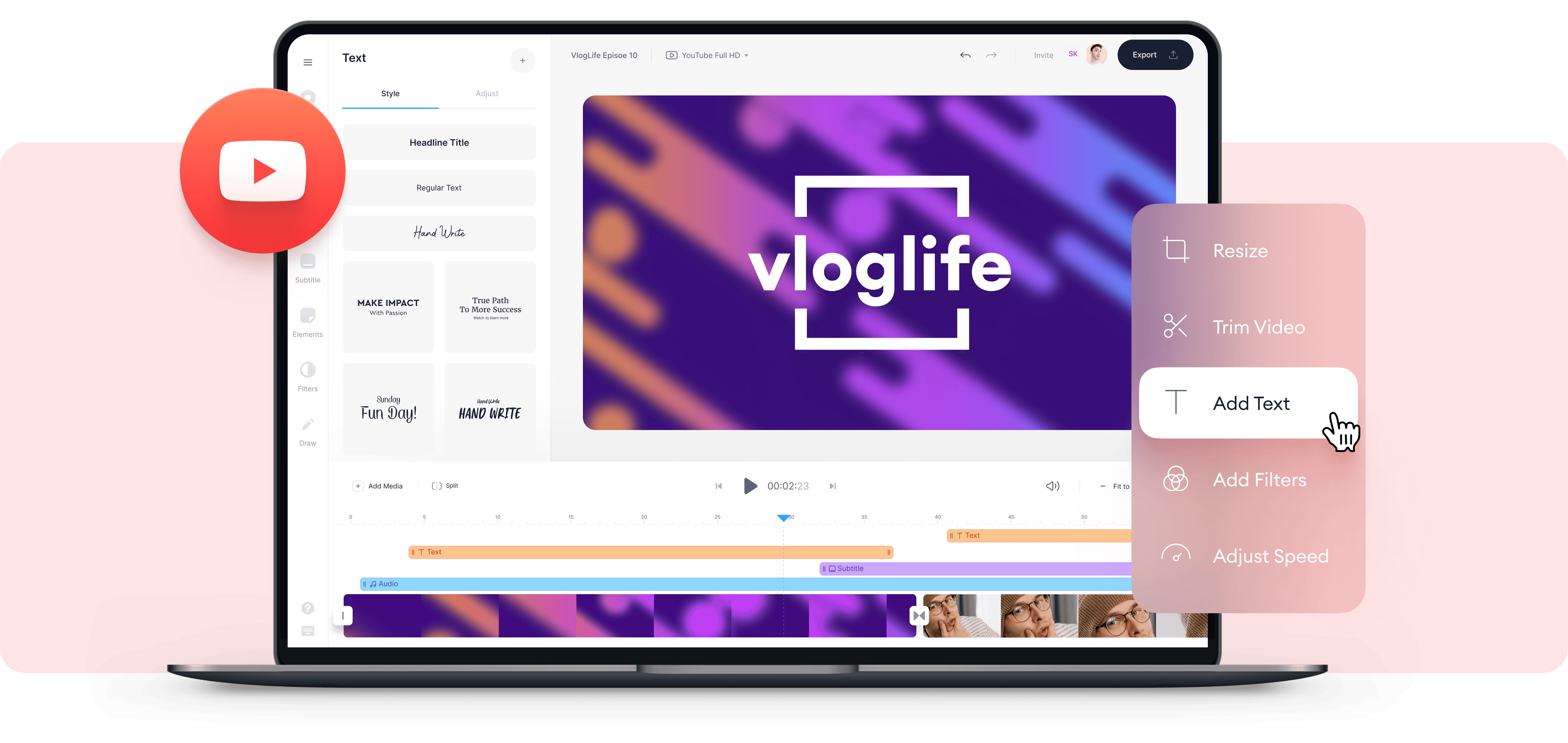 YouTube Logo Maker - Create Video Logos Online - VEED.IO
