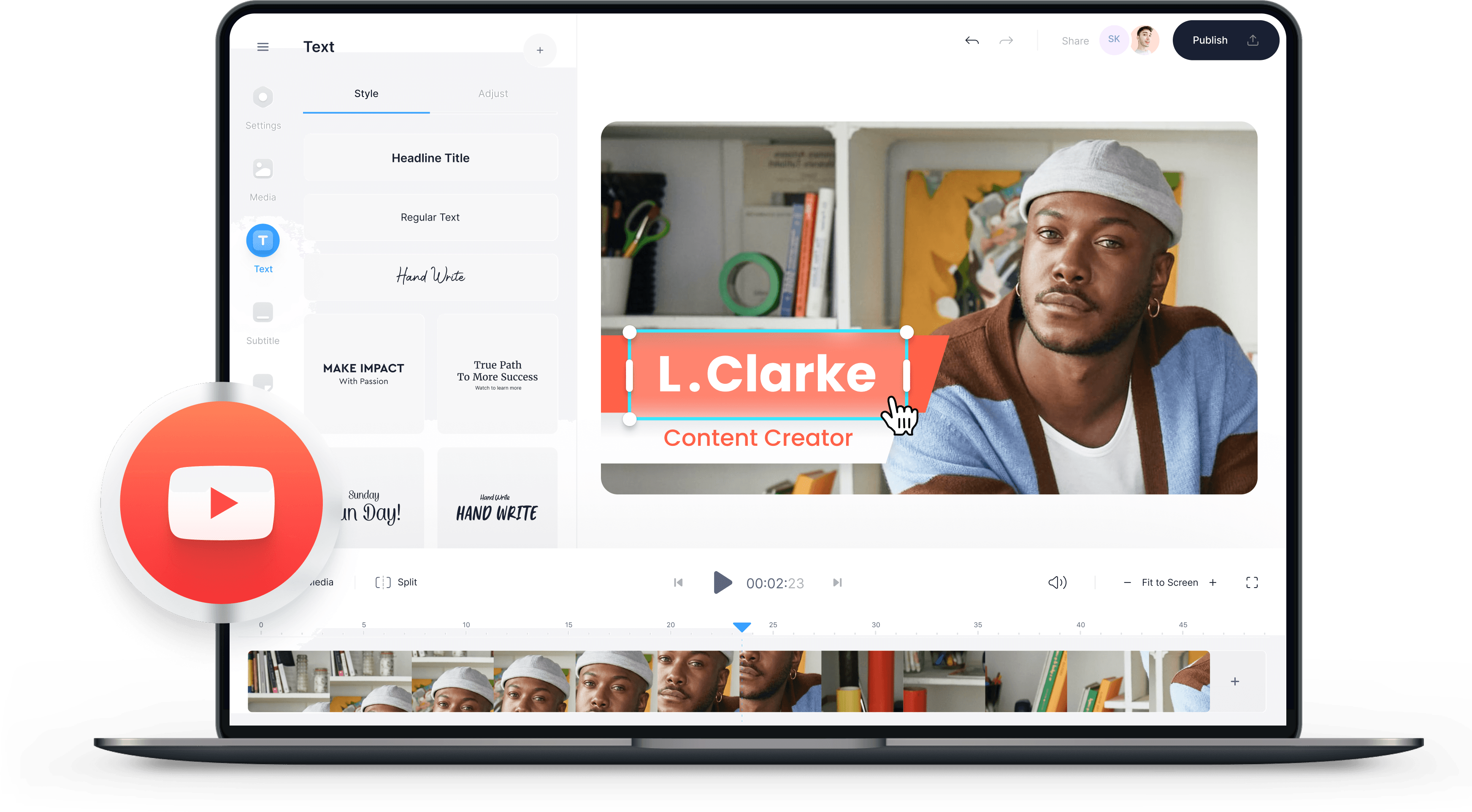 Pembuat Video YouTube Online - Gratis - VEED.IO