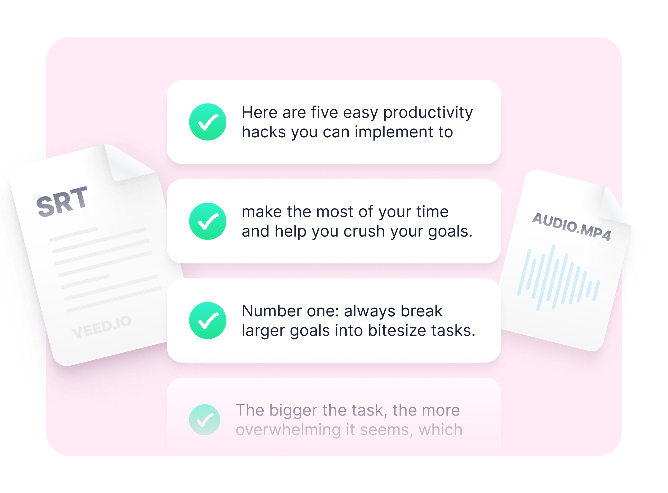 Converter Áudio para Texto - Transcrição Automática - VEED.IO