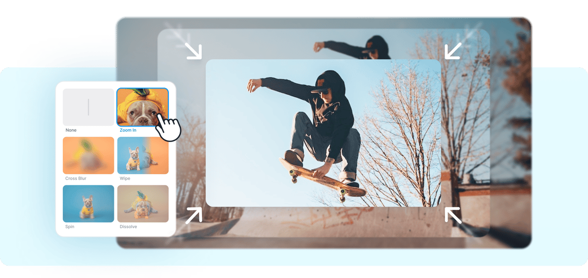 Zoom-In Transition Effect - Video Transitions - VEED.IO