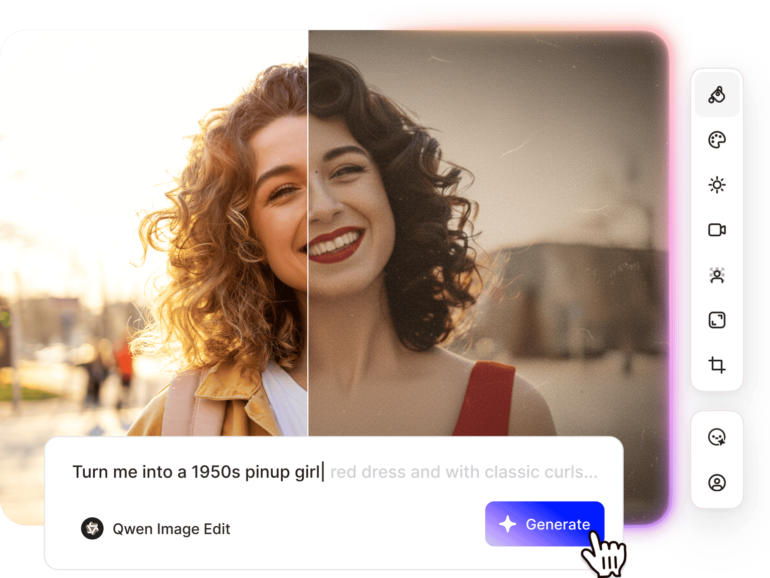 AI Pinup Generator - Create Pin Up Art & Vintage Posters - VEED.IO