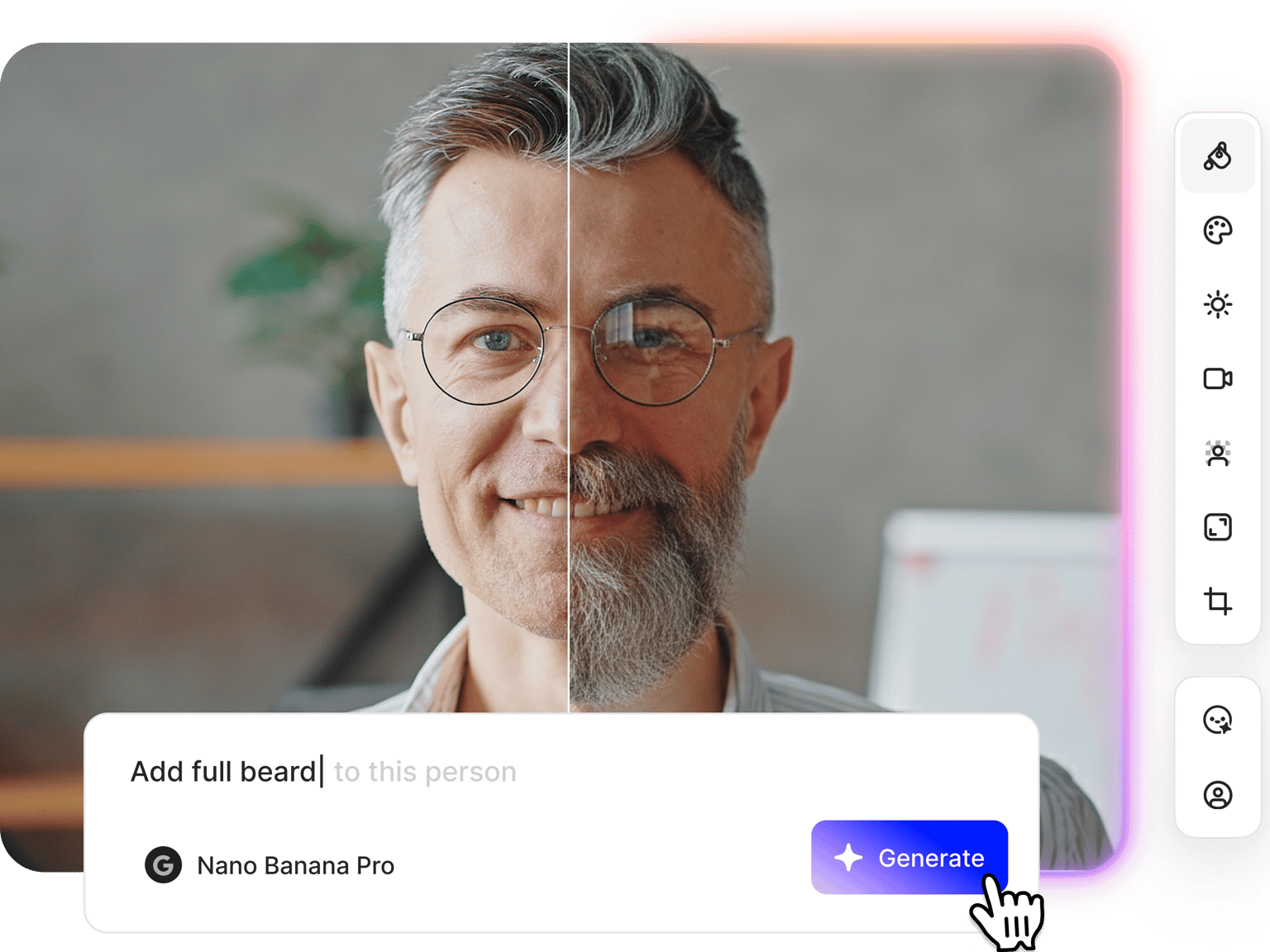 Beard Filter - Try Beard Styles or Remove Beards - VEED.IO