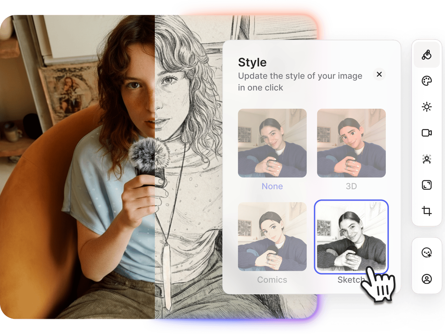 Photo to Sketch - Convert Images to Sketches Online - VEED.IO