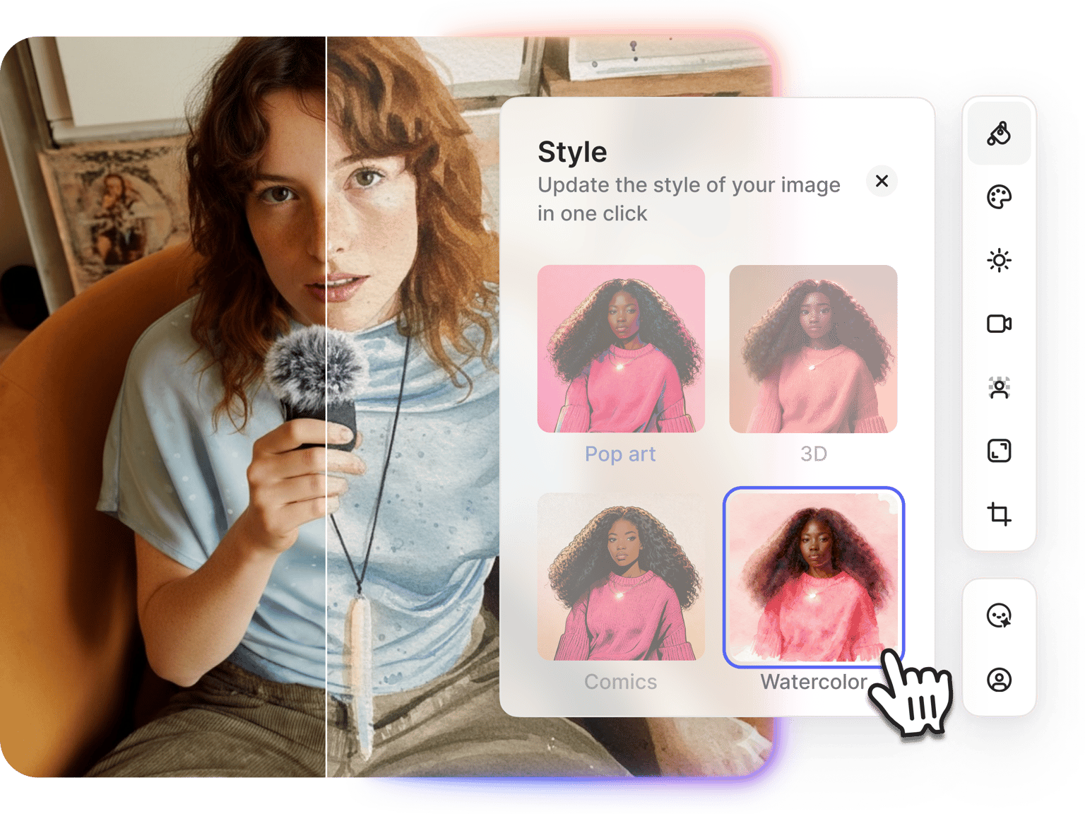 Photo to Watercolor - AI Watercolor Generator - VEED.IO