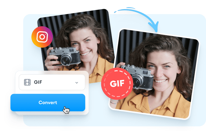 Convert Instagram Video to GIF - Instant Converter - VEED.IO