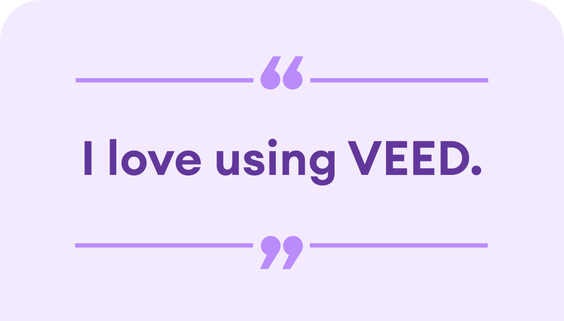 VEED.IO - AI Video Editor - Fast, Online, Free